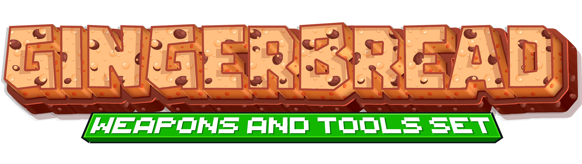 GingerBread Weapons and Tools Set - MCModels