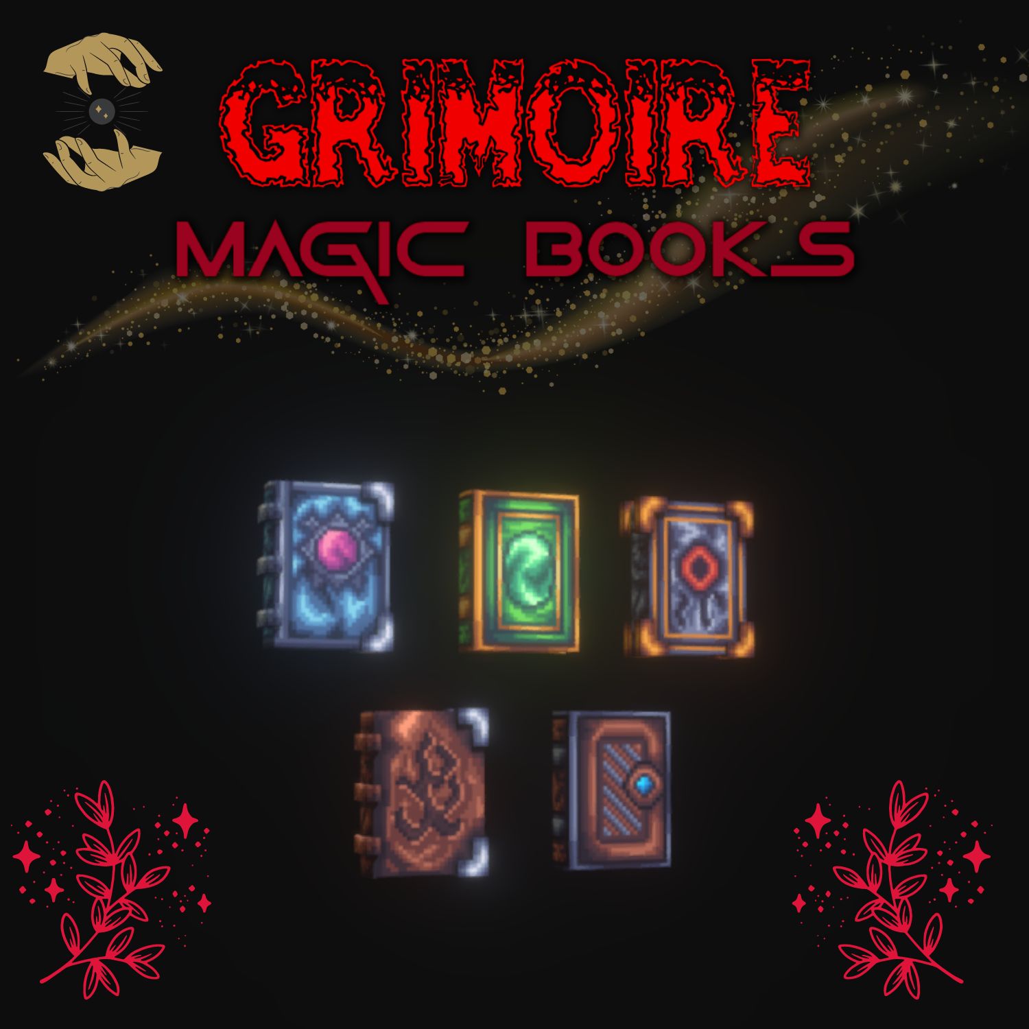 Grimoire Magic Books Pack - MCModels