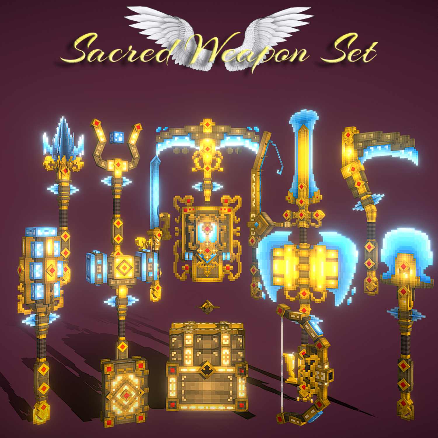 Sacred Weapon Set - MCModels