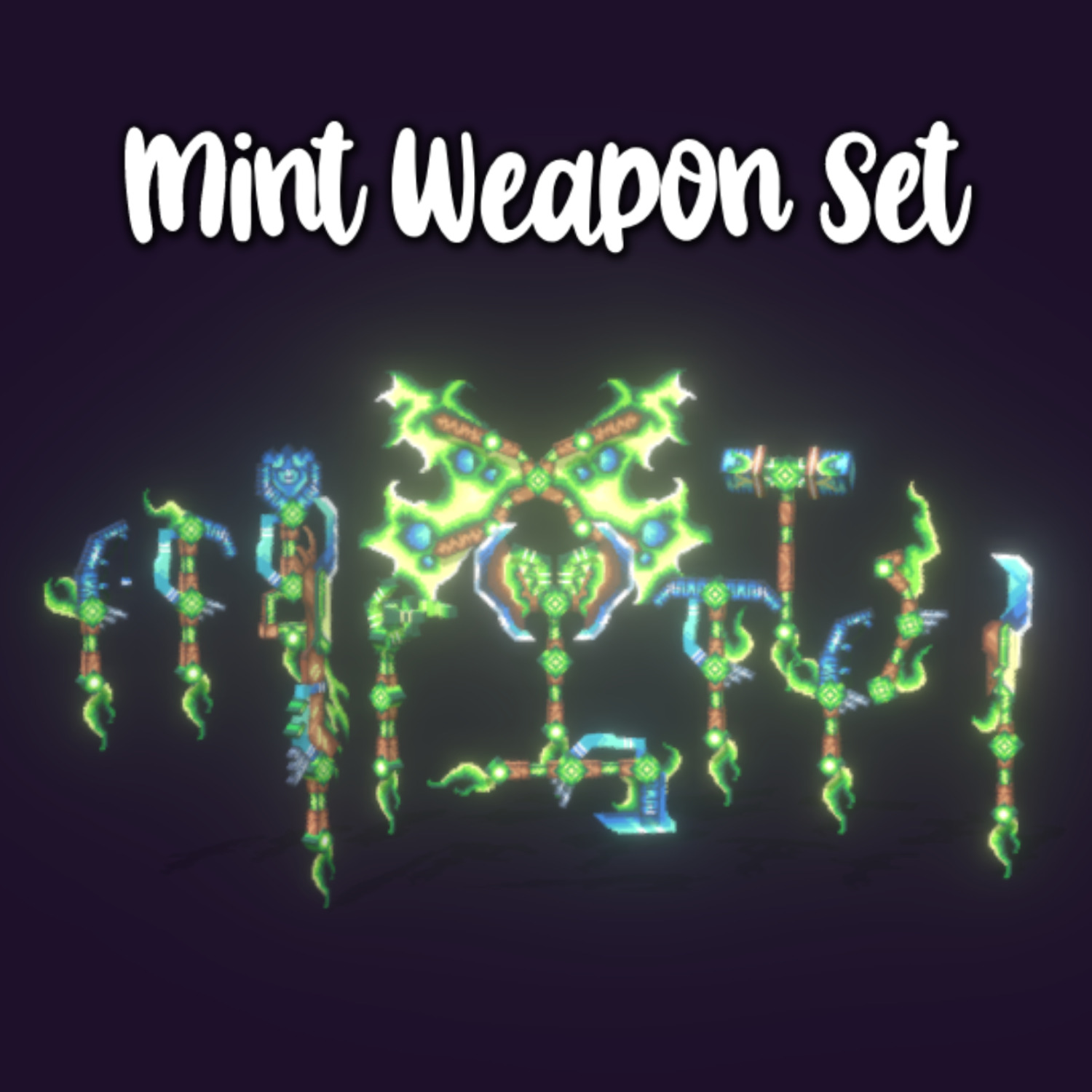 Mint Weapon Set - MCModels