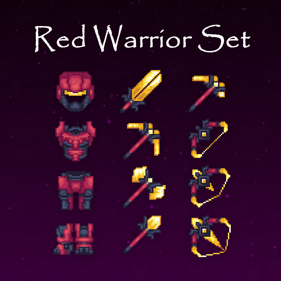 Red Warrior Set - MCModels