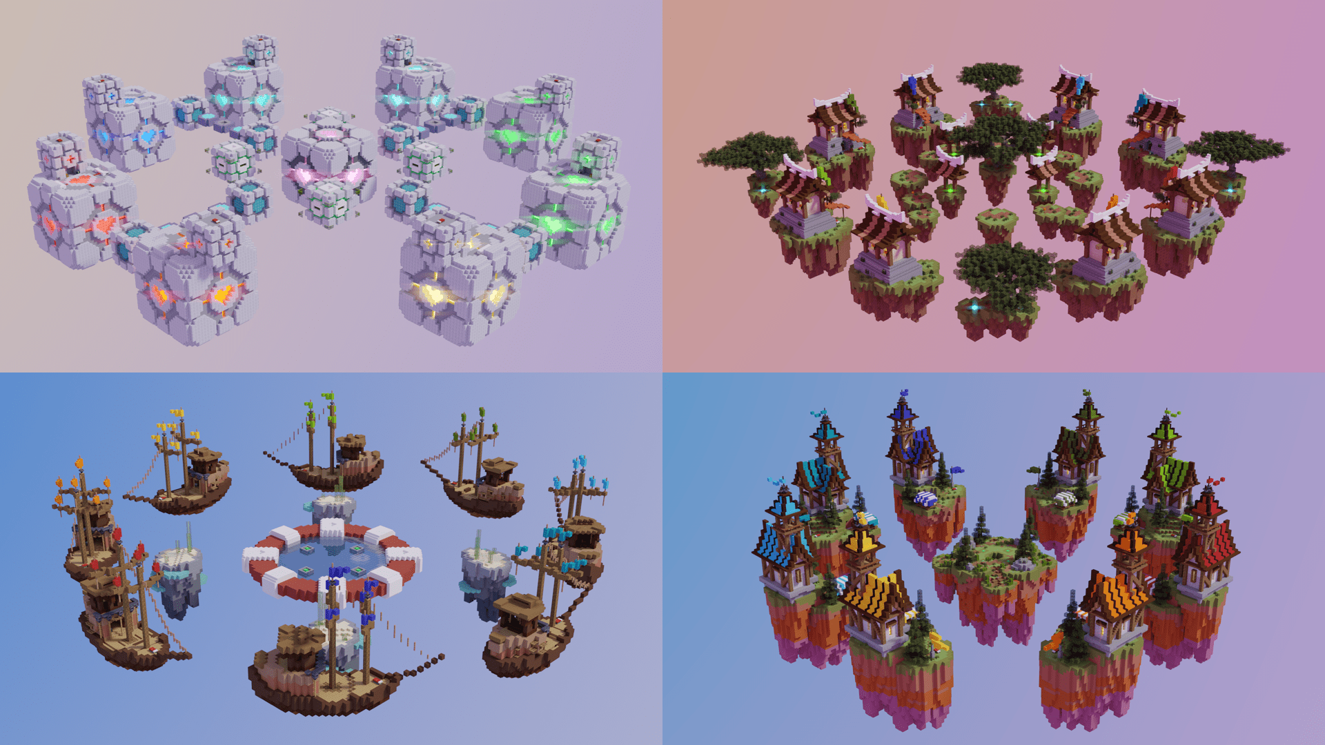 4 BEDWARS MAPS #10 (Archived) - MCModels