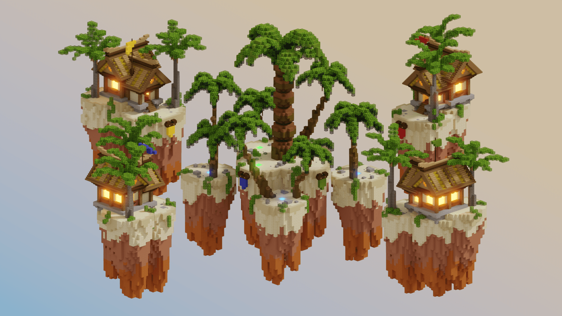 4 BEDWARS MAPS #6 (Archived) - MCModels