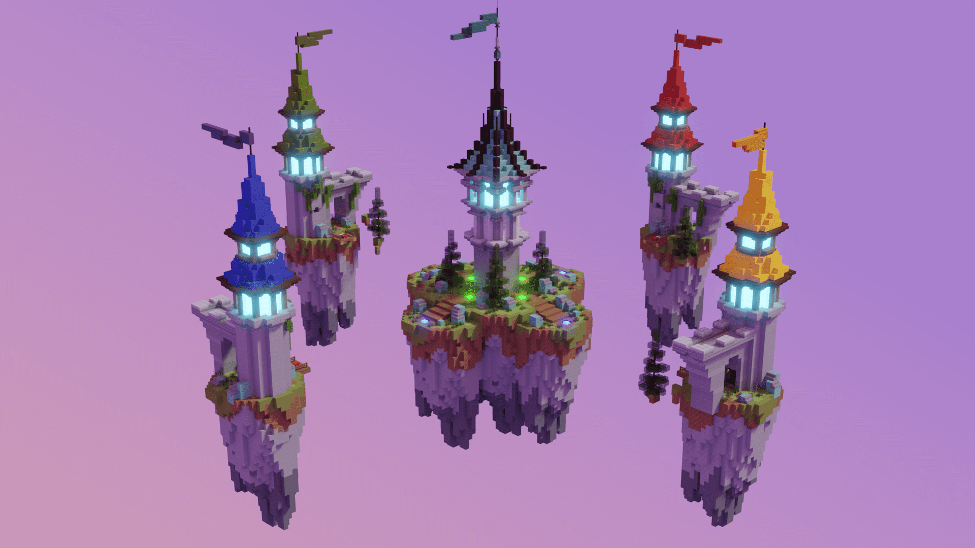 4 BEDWARS MAPS #6 (Archived) - MCModels