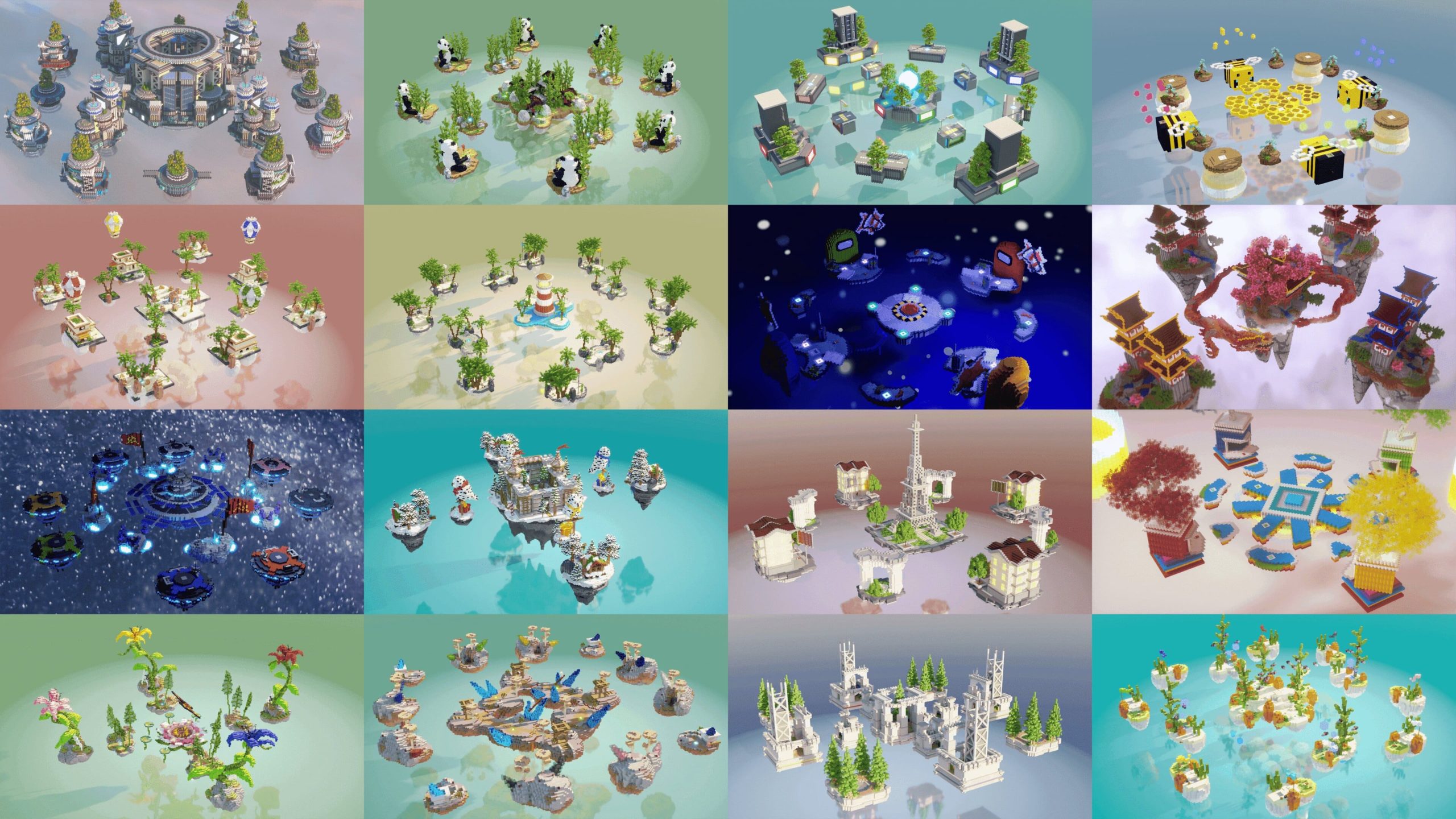 61 BEDWARS MAPS (Archived) - MCModels