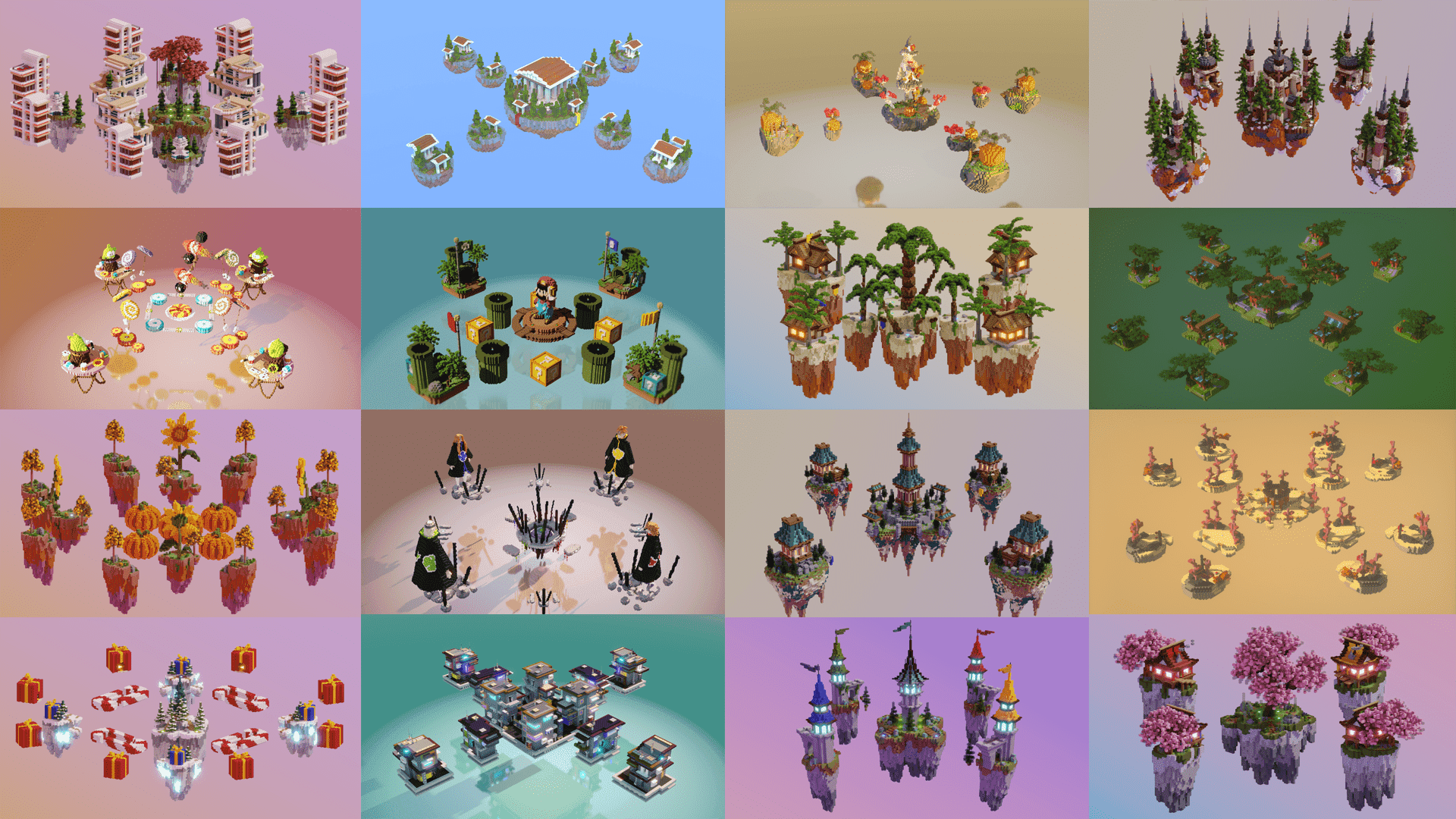 61 BEDWARS MAPS (Archived) - MCModels