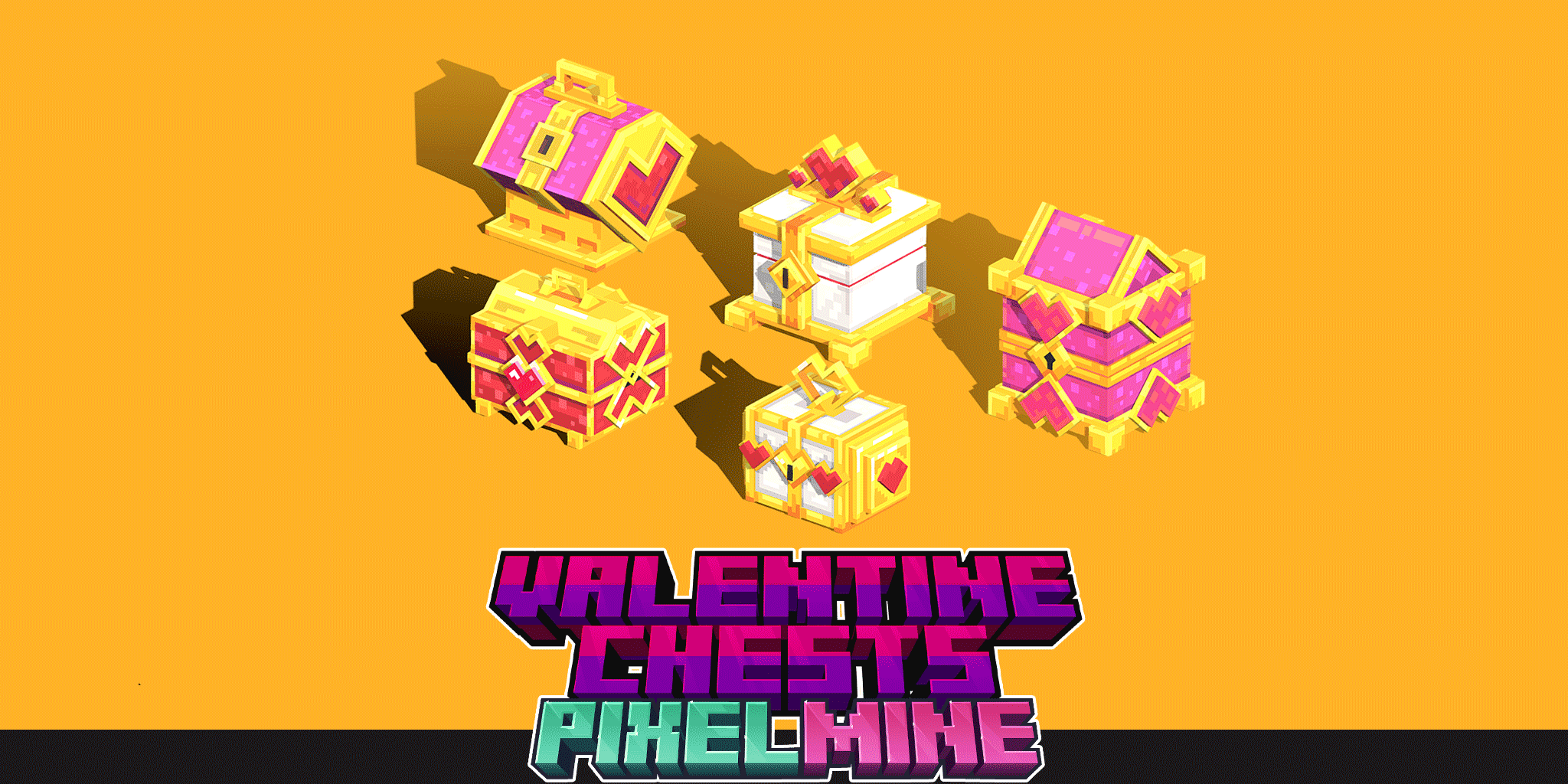 PixelMine | Valentine Chest Models - MCModels