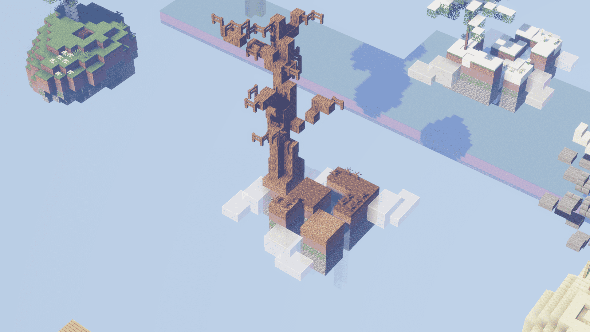 Small Lands - 30x Sky Block Lands Pack - MCModels