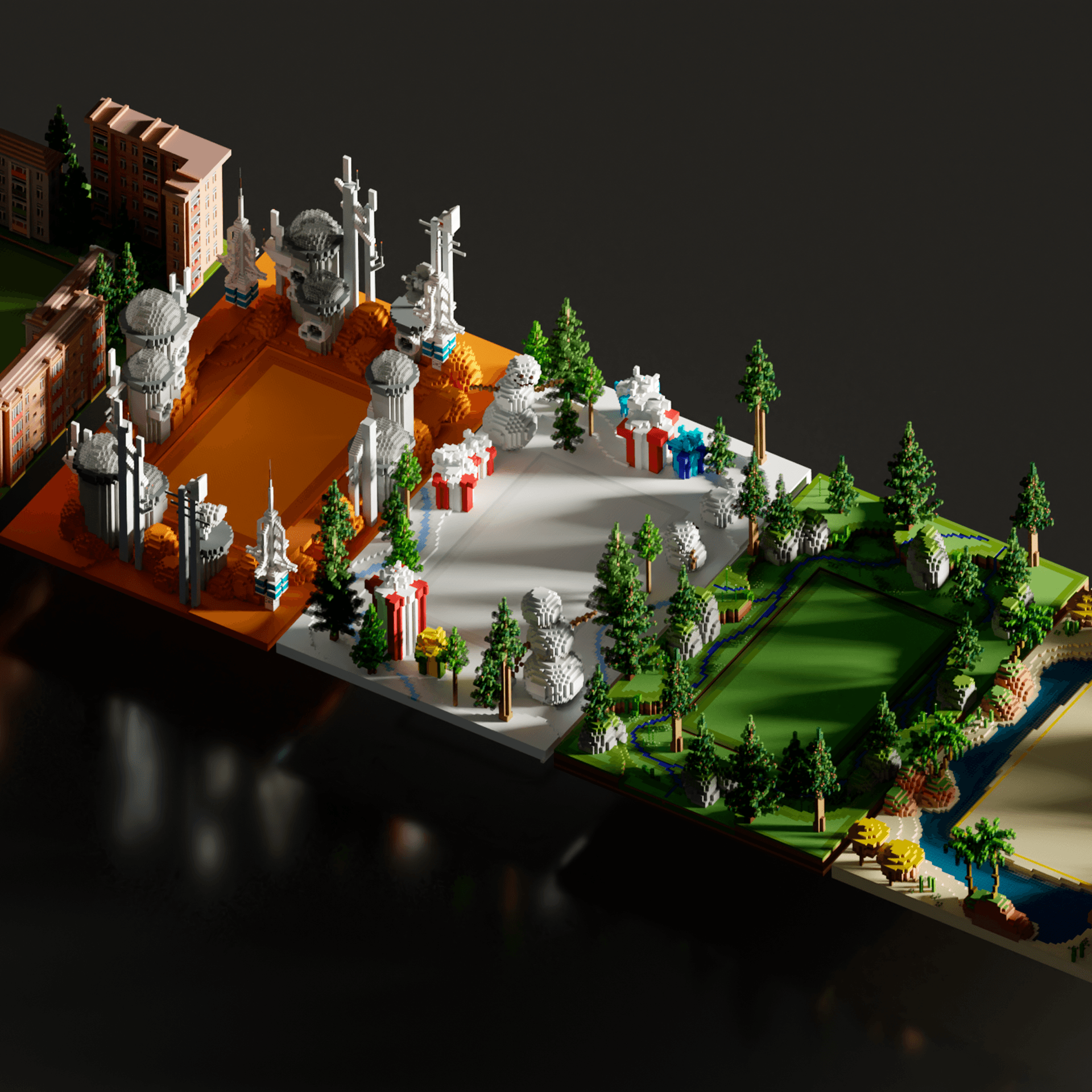 1v1 Champions PvP Arenas | Pack - MCModels