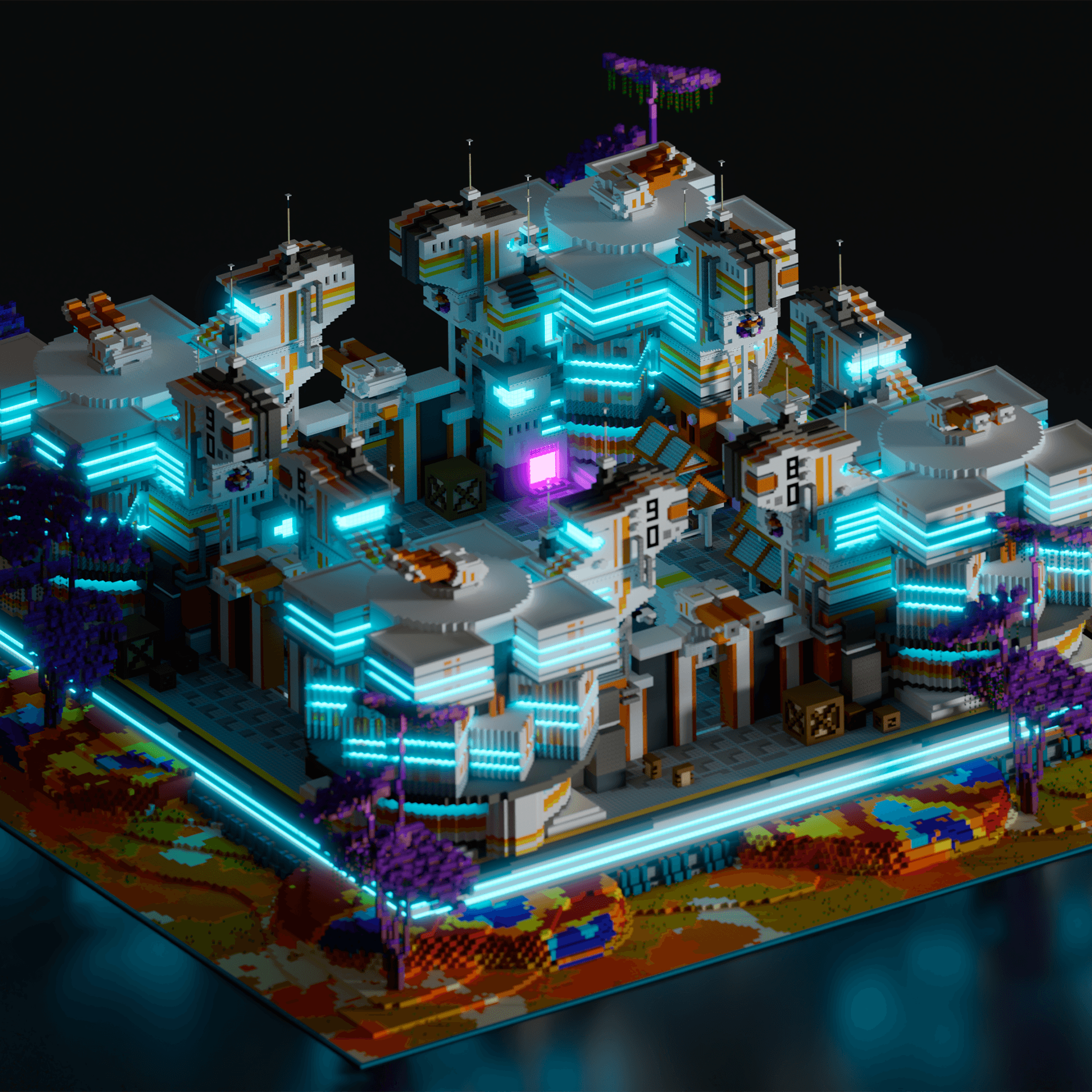 Alien Base - Factions Spawn - MCModels