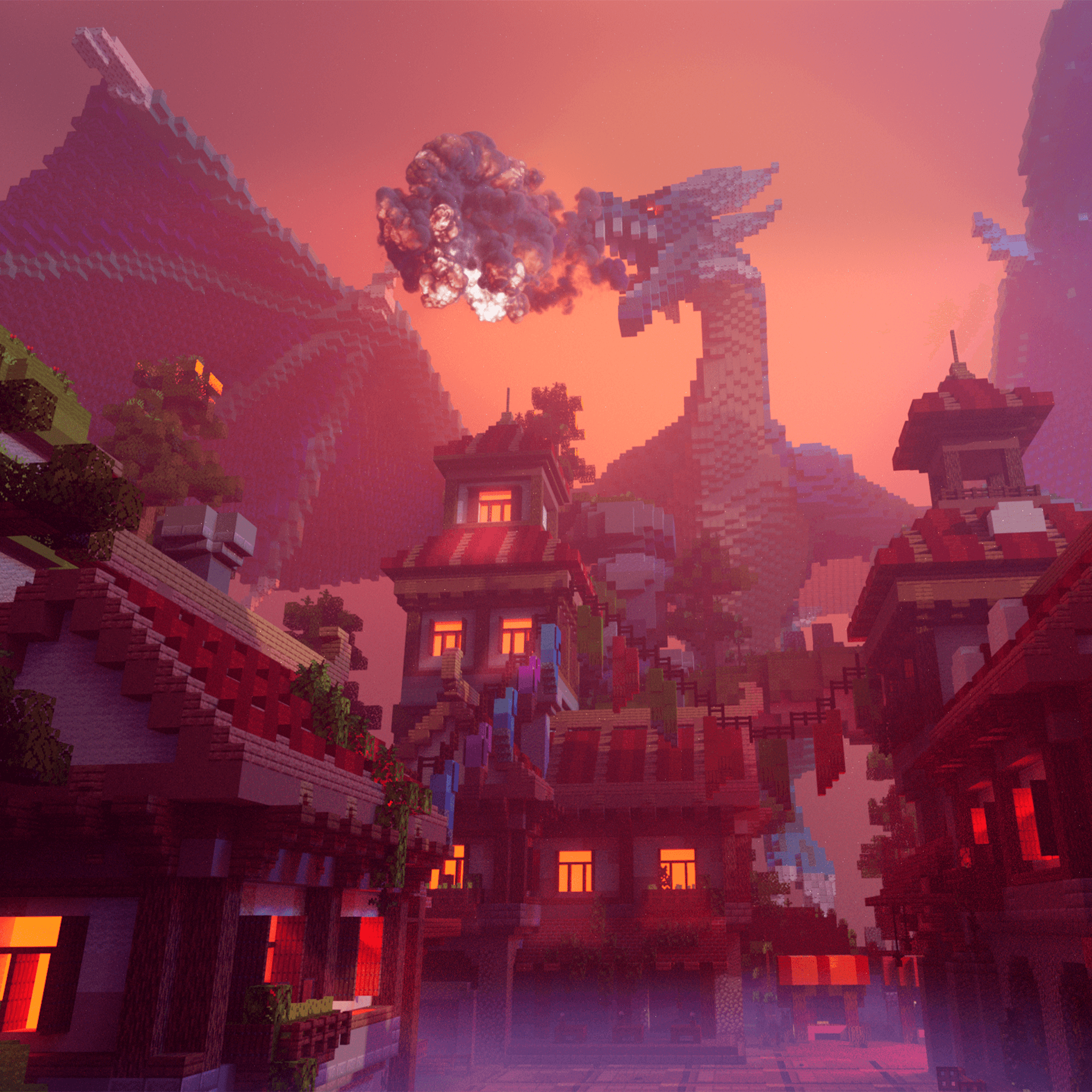 Dragon Village - Minecraft Spawn - MCModels