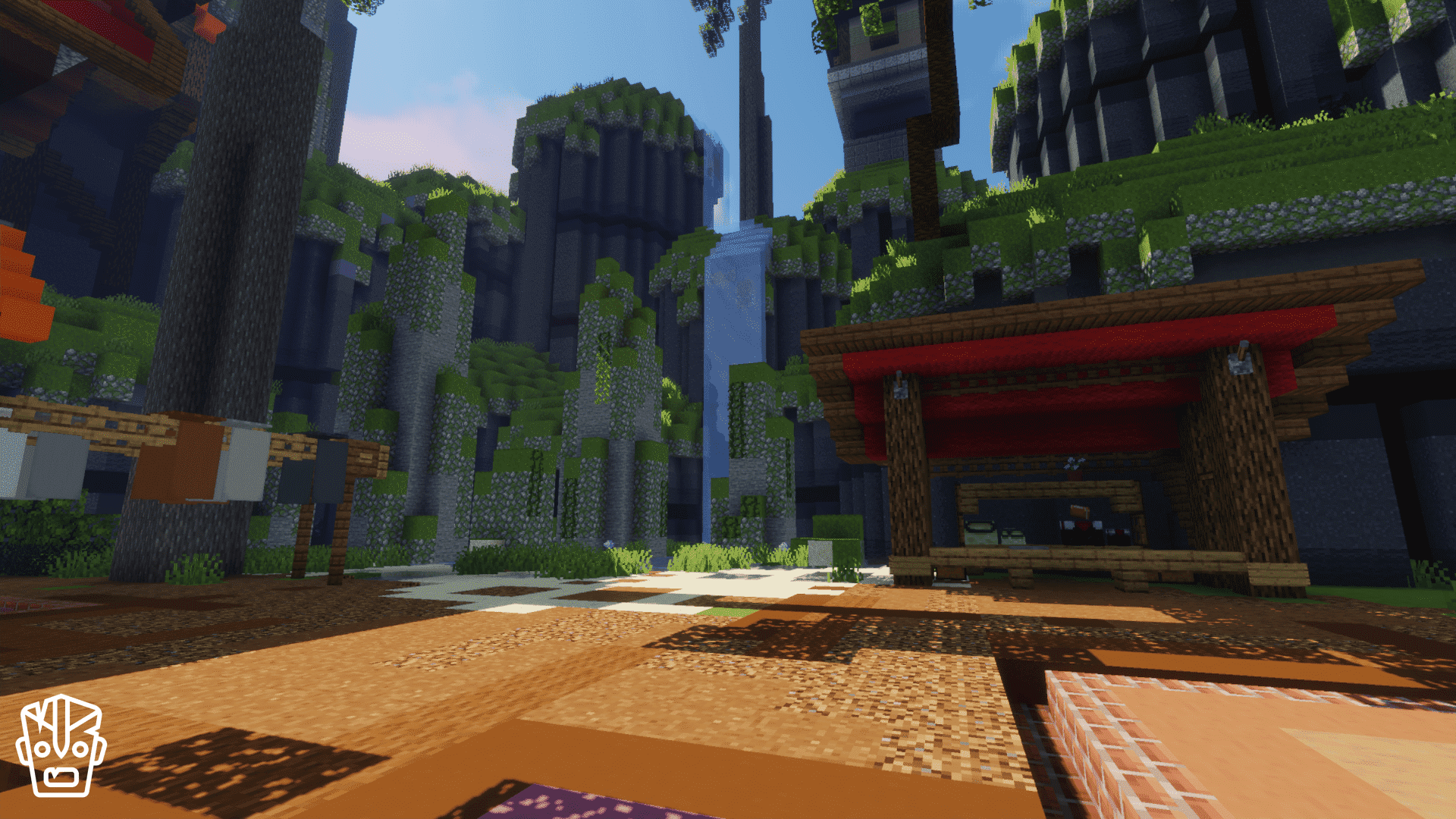 Tropical Village - Minecraft Lobby/Spawn - MCModels
