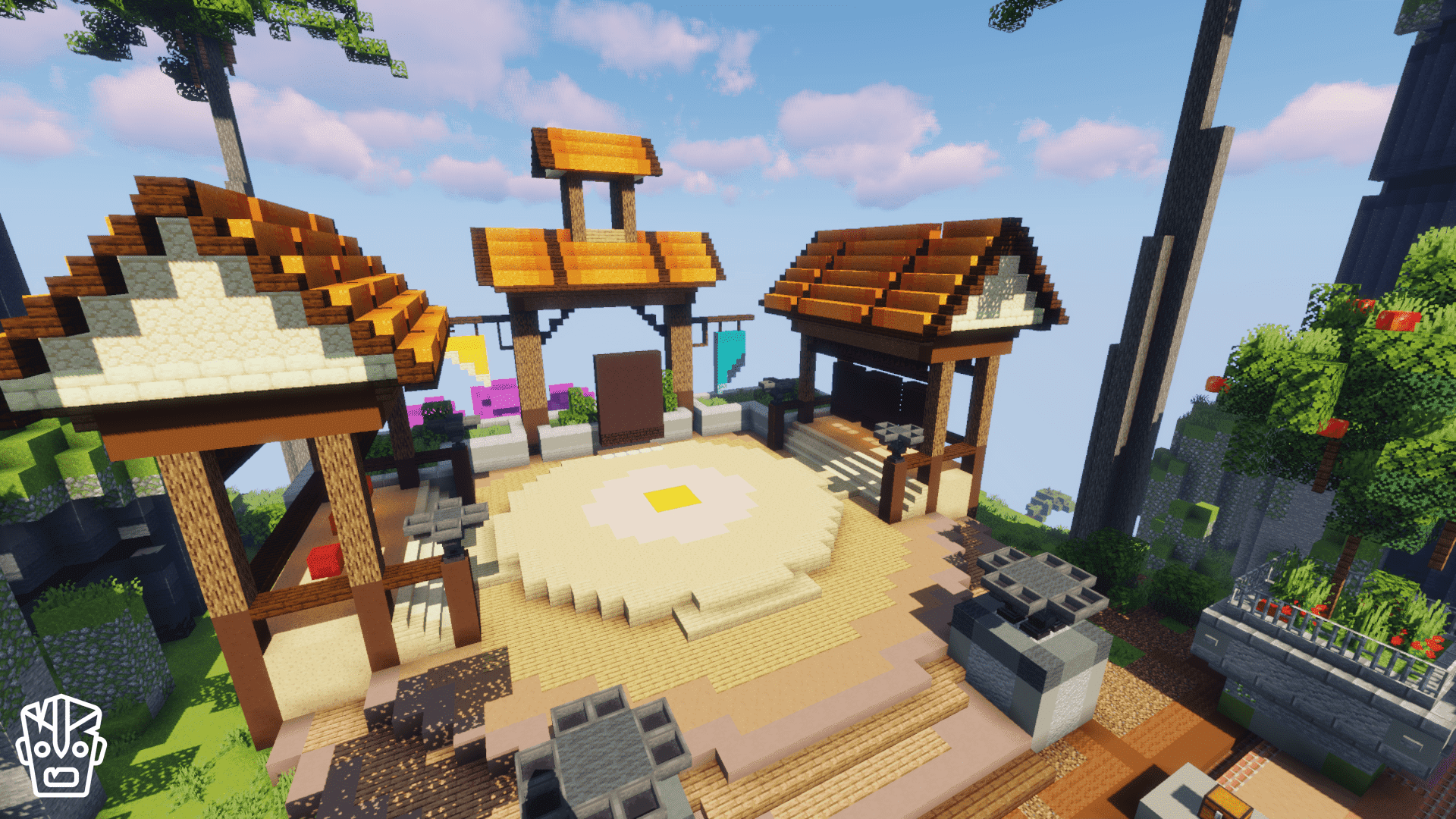 Tropical Village - Minecraft Lobby/Spawn - MCModels