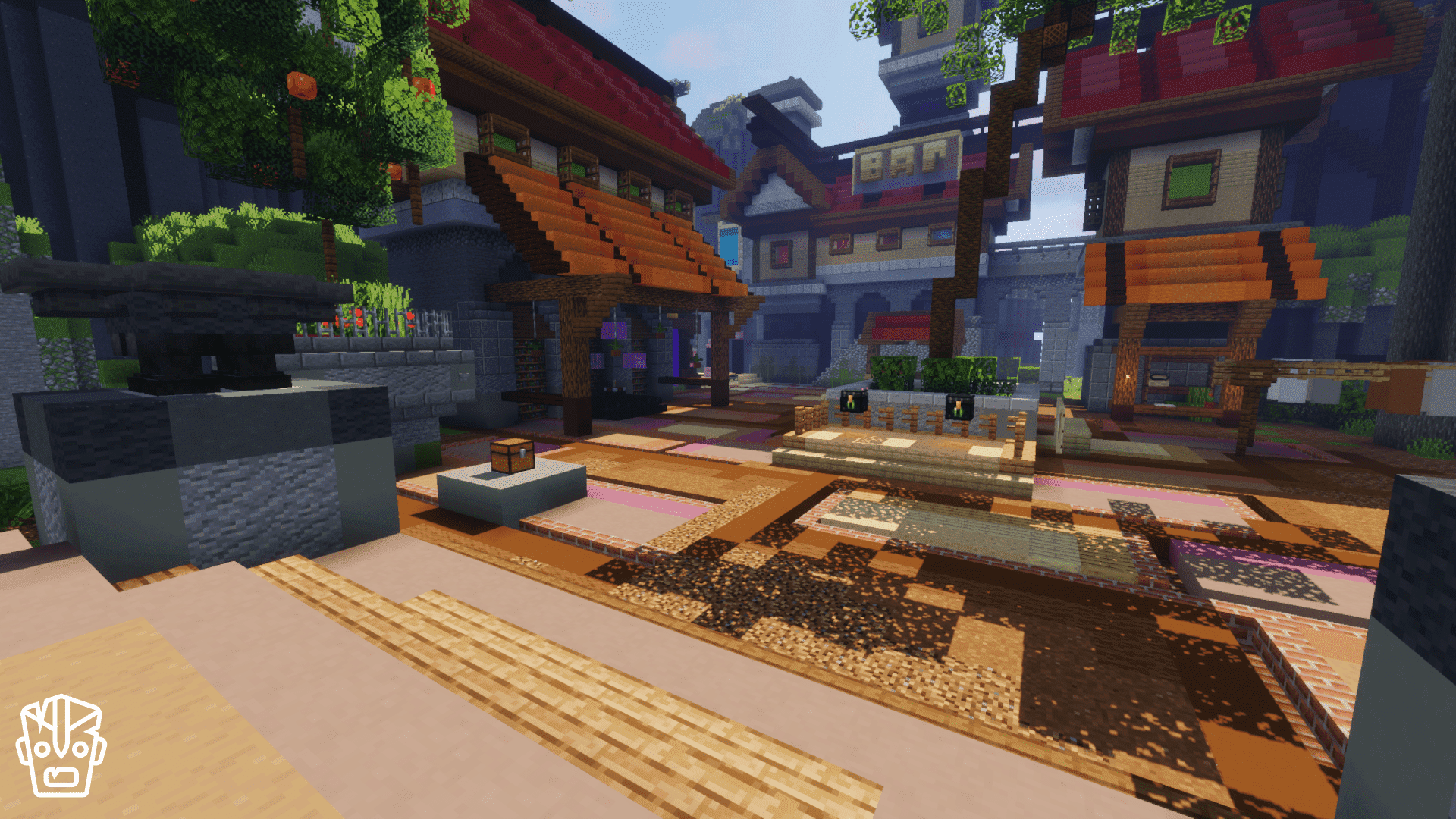 Tropical Village - Minecraft Lobby/Spawn - MCModels