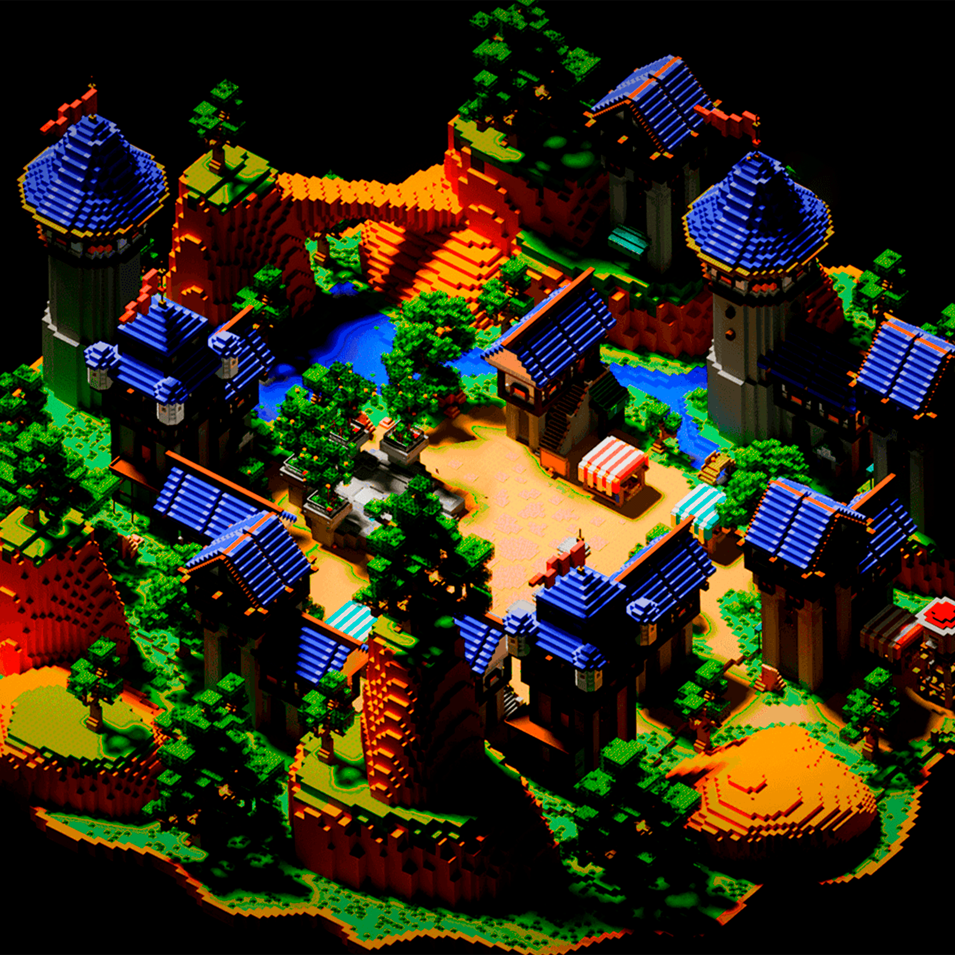 BlueApple - Server Lobby - MCModels