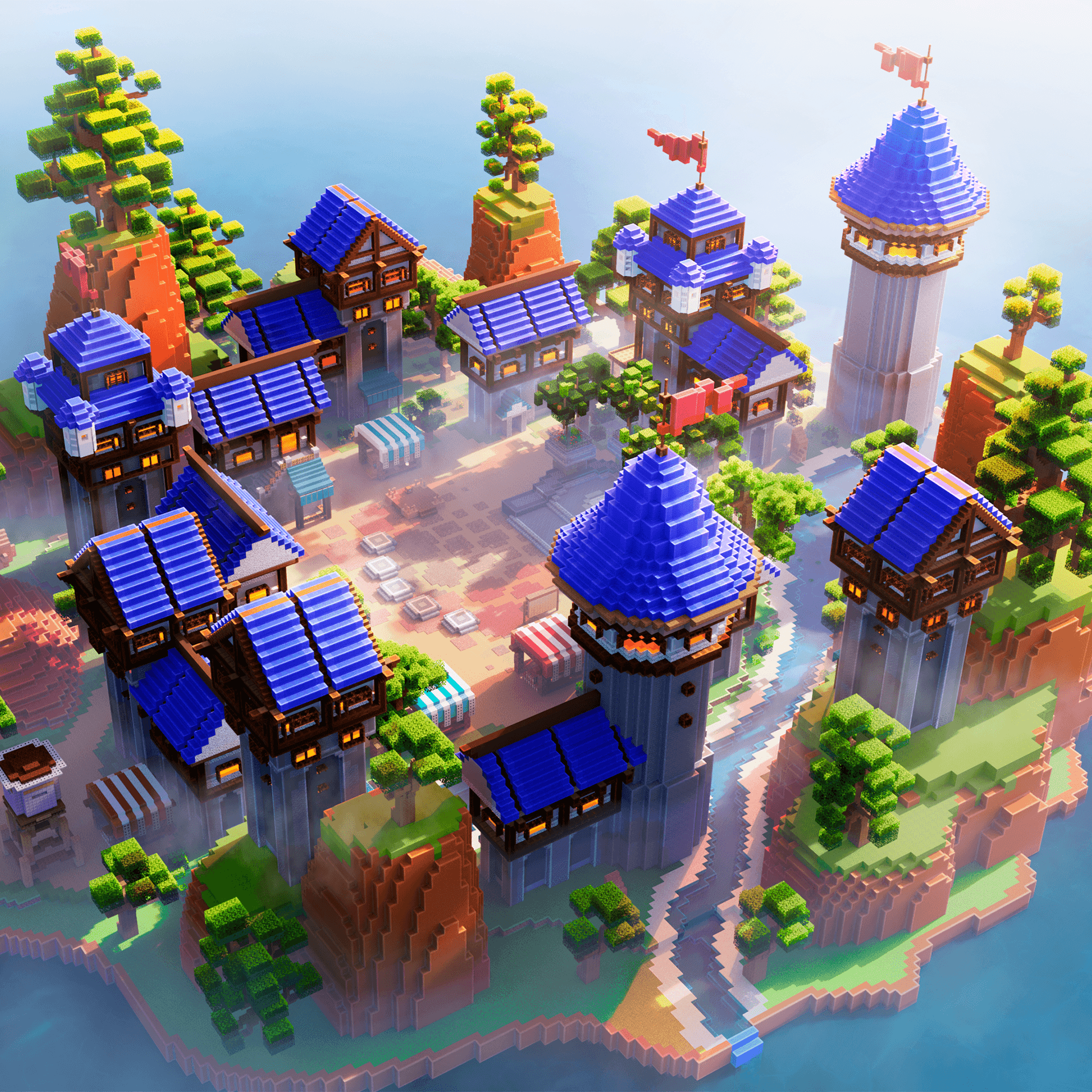 BlueApple - Server Lobby - MCModels