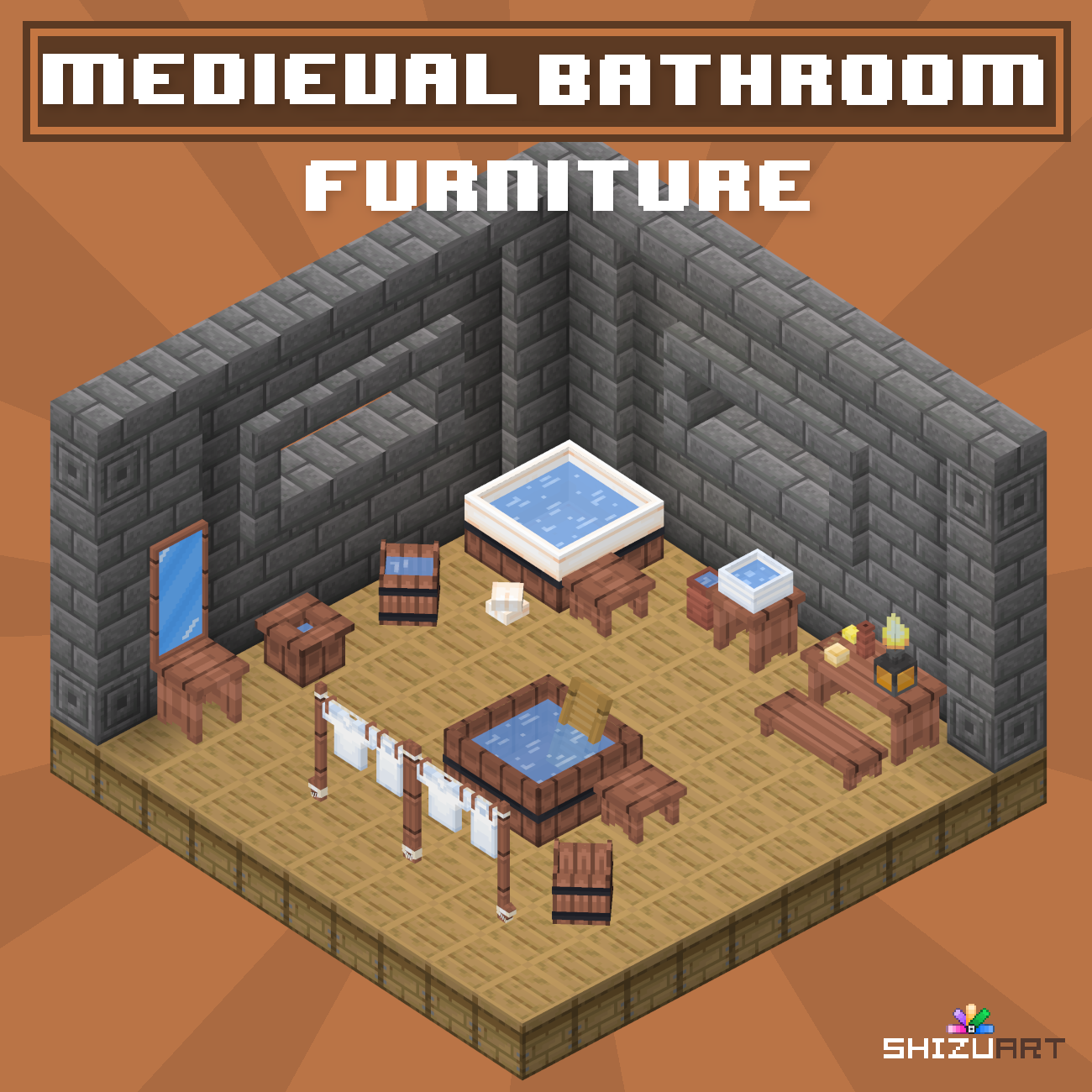 Medieval Bathroom Furniture - MCModels