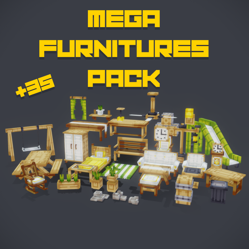 MEGA Furnitures Pack - MCModels