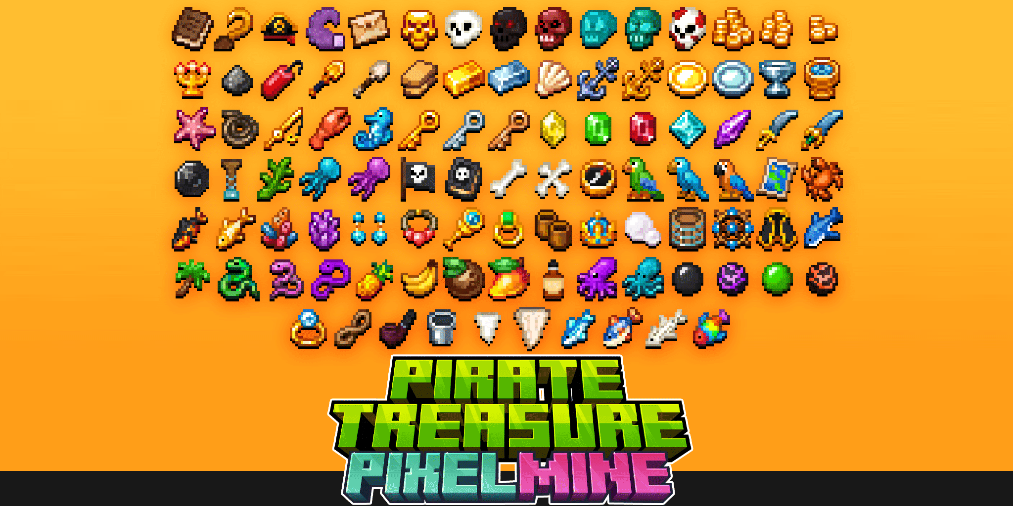 PixelMine | Pirate Treasure Graphics - MCModels