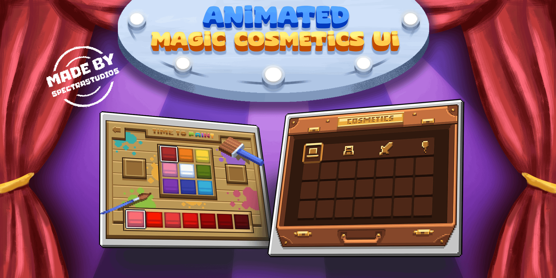 Spectra Studios | Animated Magic Cosmetics Menu GUI - MCModels