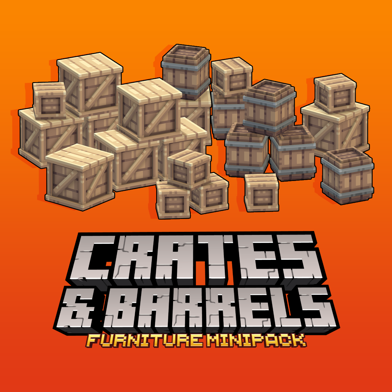 Crates & Barrels - Furniture Minipack - MCModels