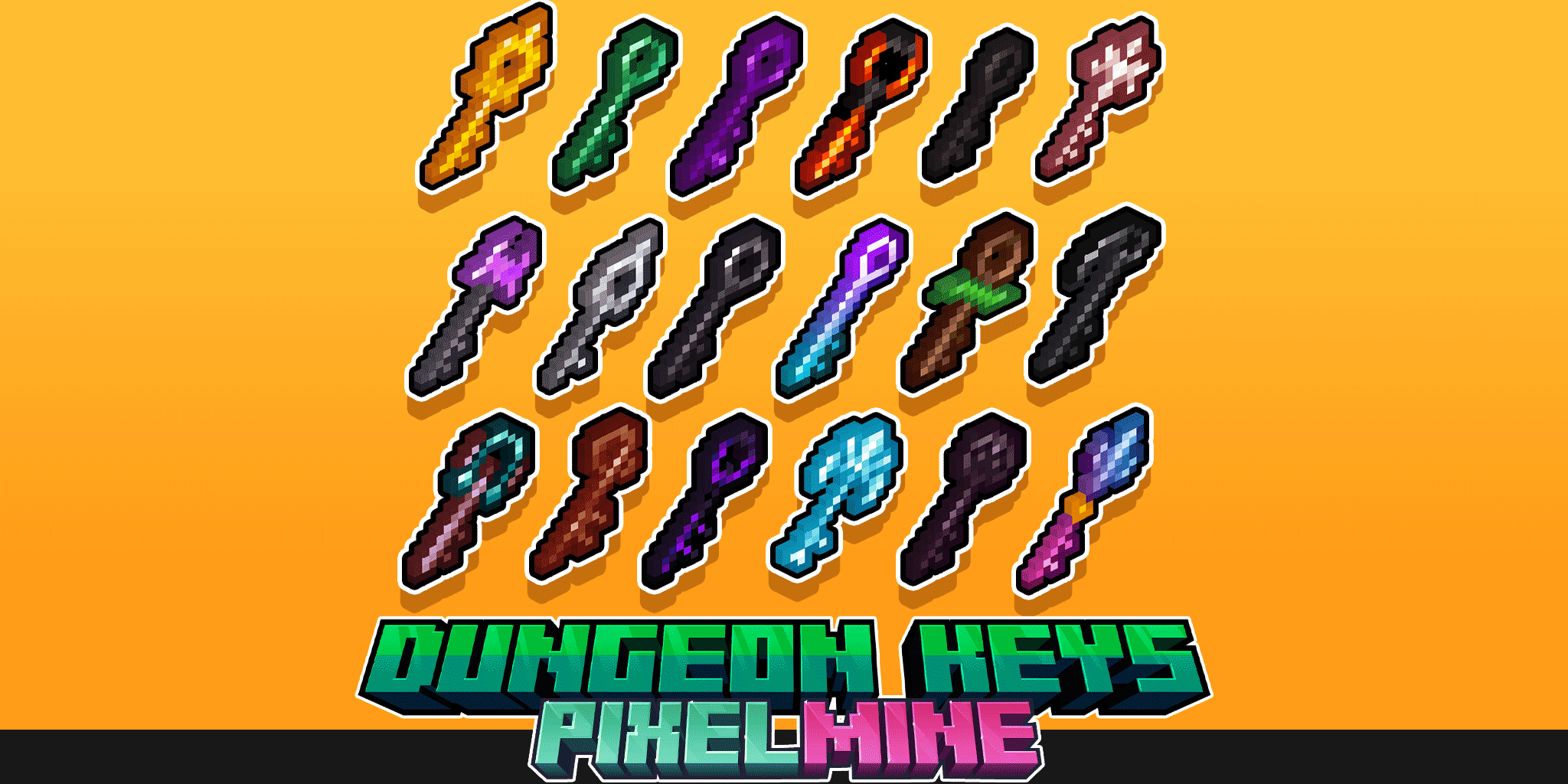 PixelMine | Dungeon Key Graphics - MCModels