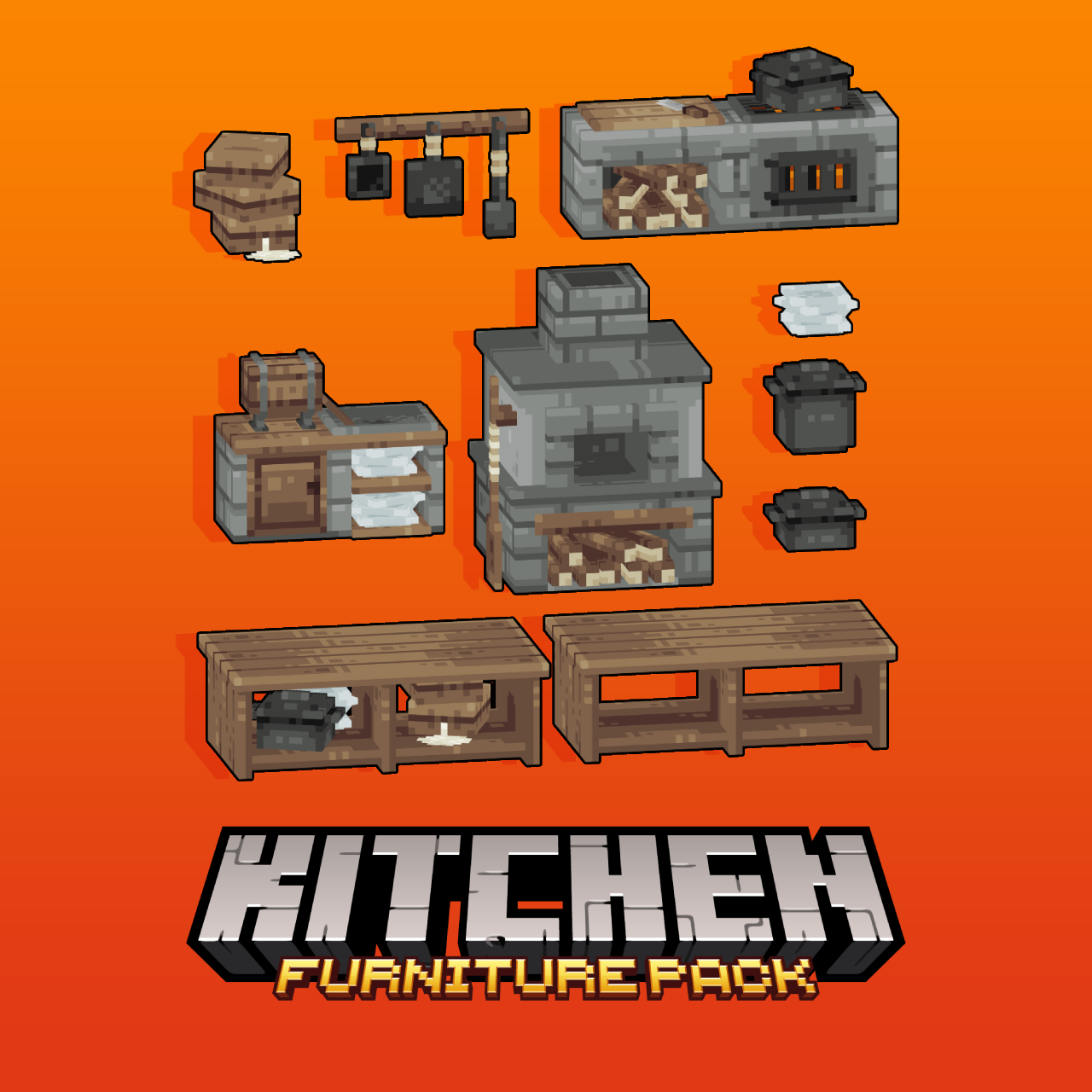 Medieval Kitchen Furniture - MCModels