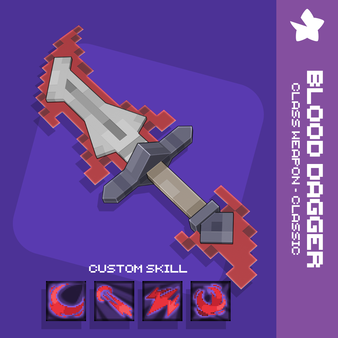 Blood Dagger | Class Weapon - Classic Vol. 1 - MCModels