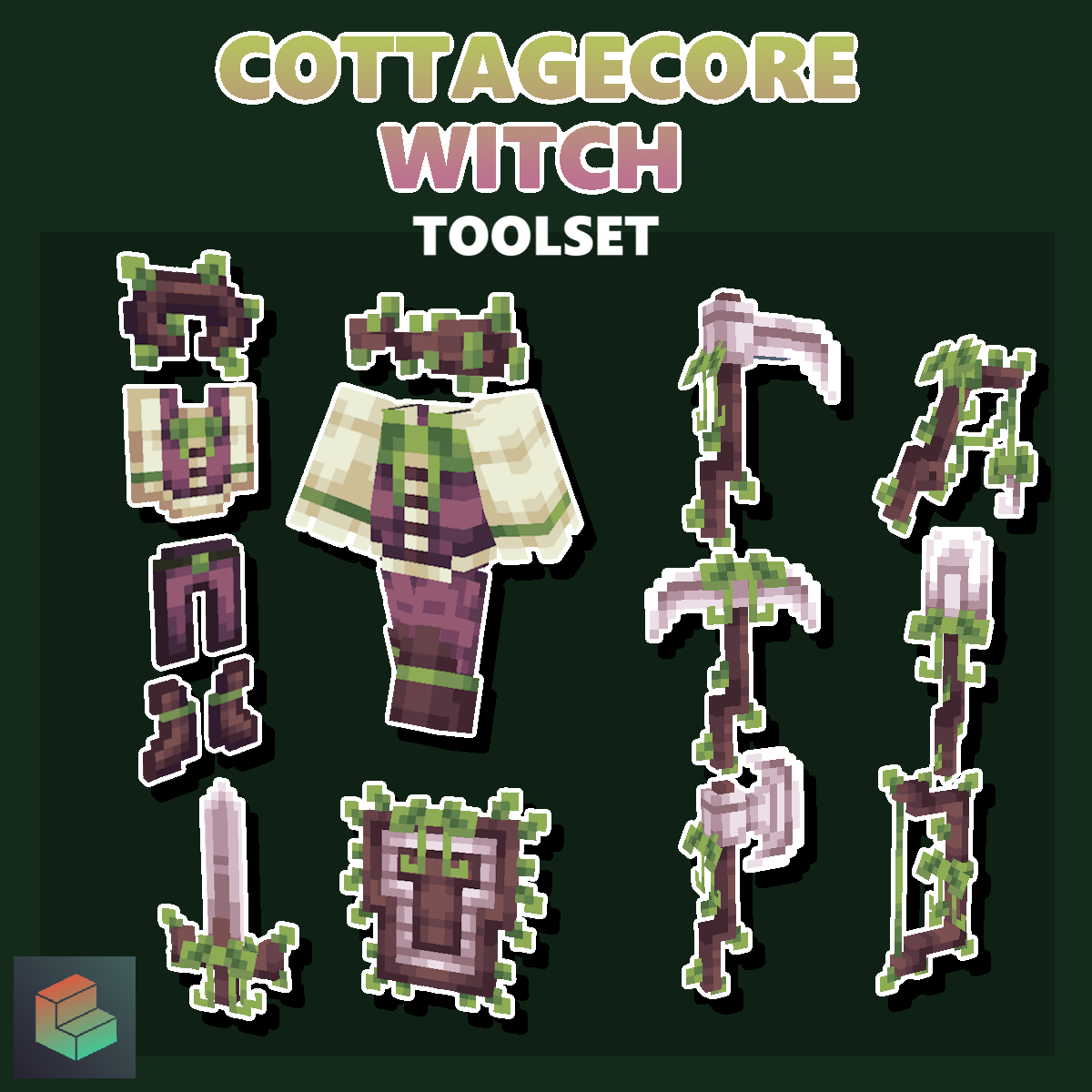 Cottagecore Witch Toolset - MCModels