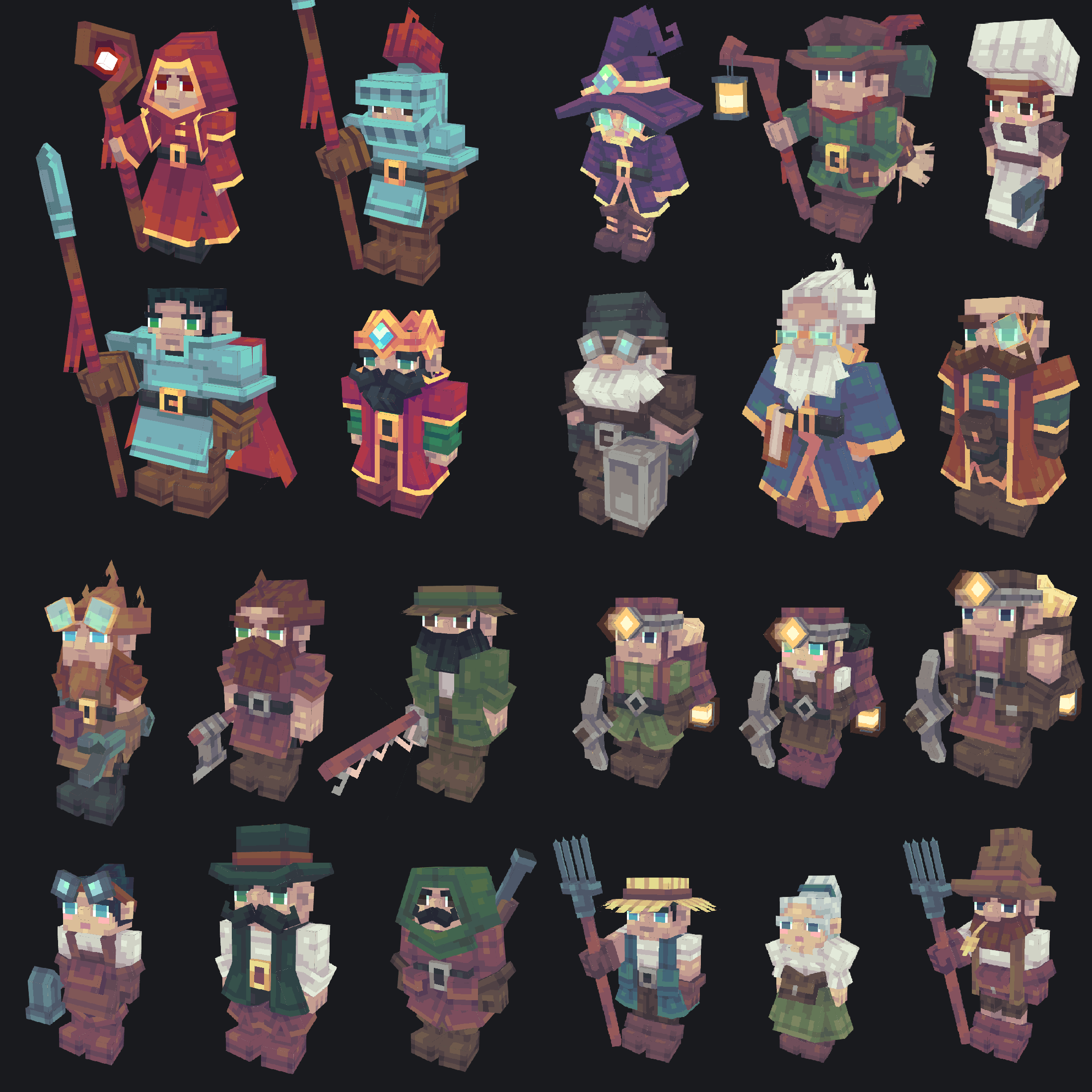 Fantasy NPCs Bundle - MCModels