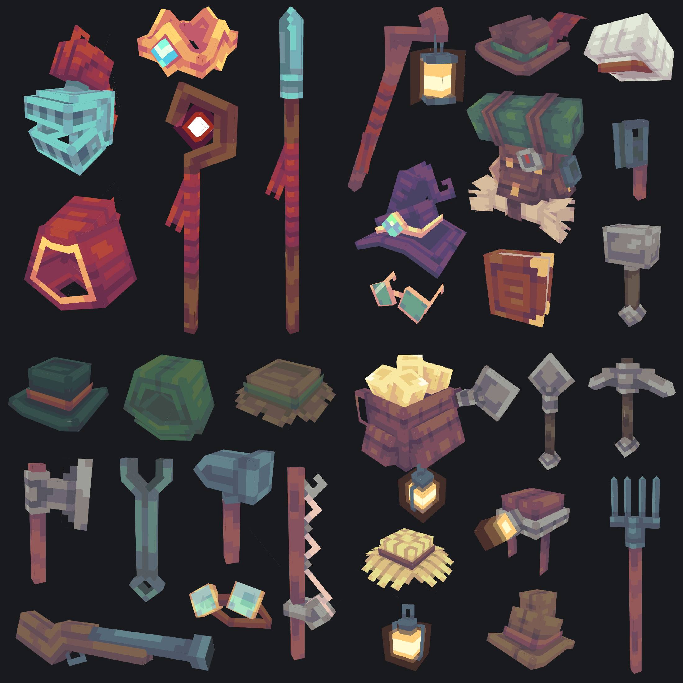 Fantasy cosmetics Bundle - MCModels