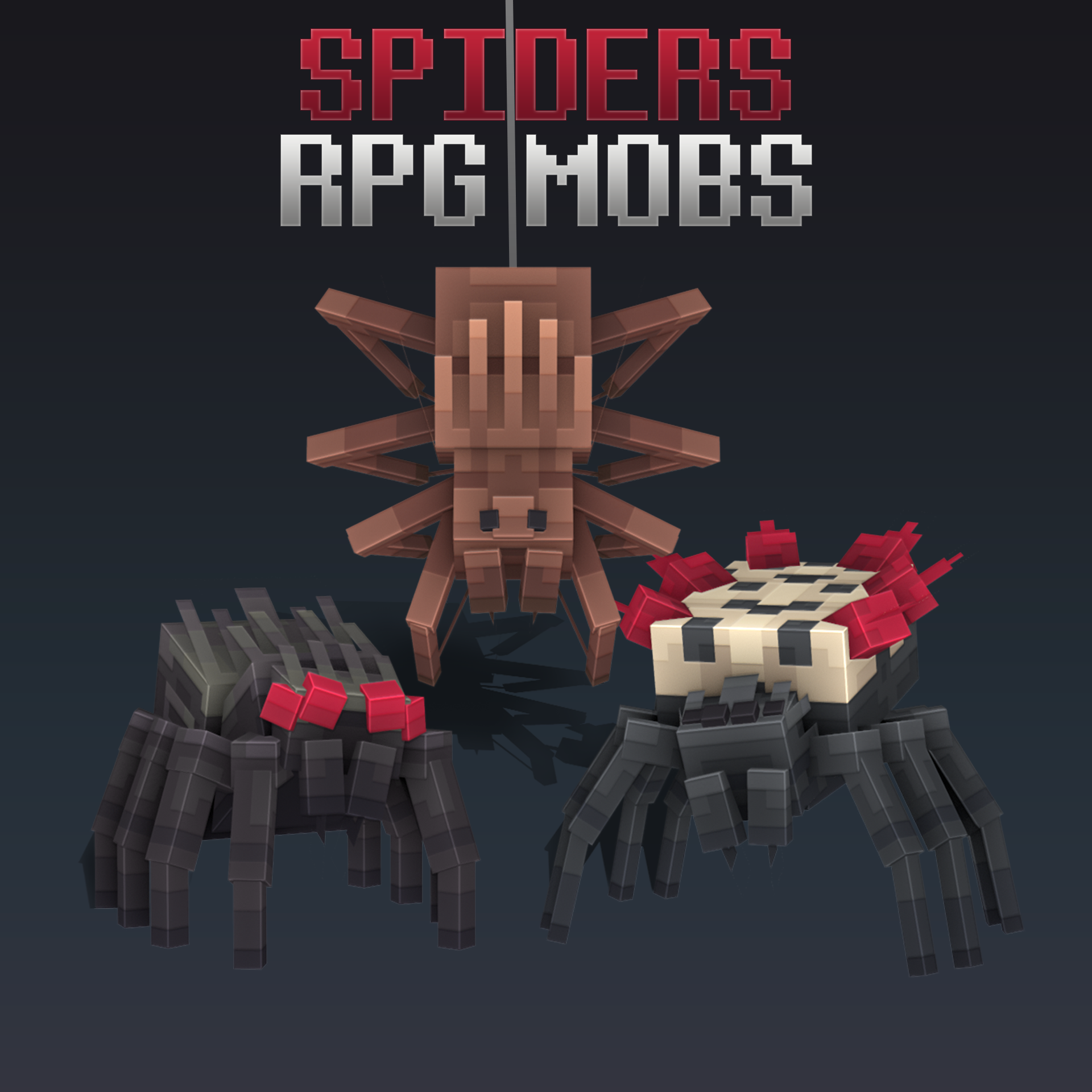 Spiders - RPG Mobs - MCModels