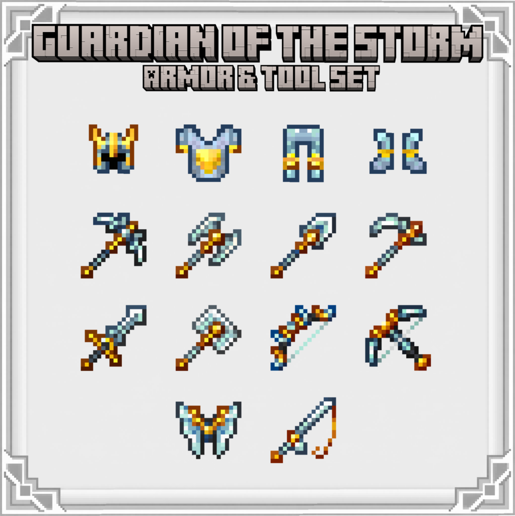 Guardian of the Storm - Armor & Tool Set (Archived) - MCModels