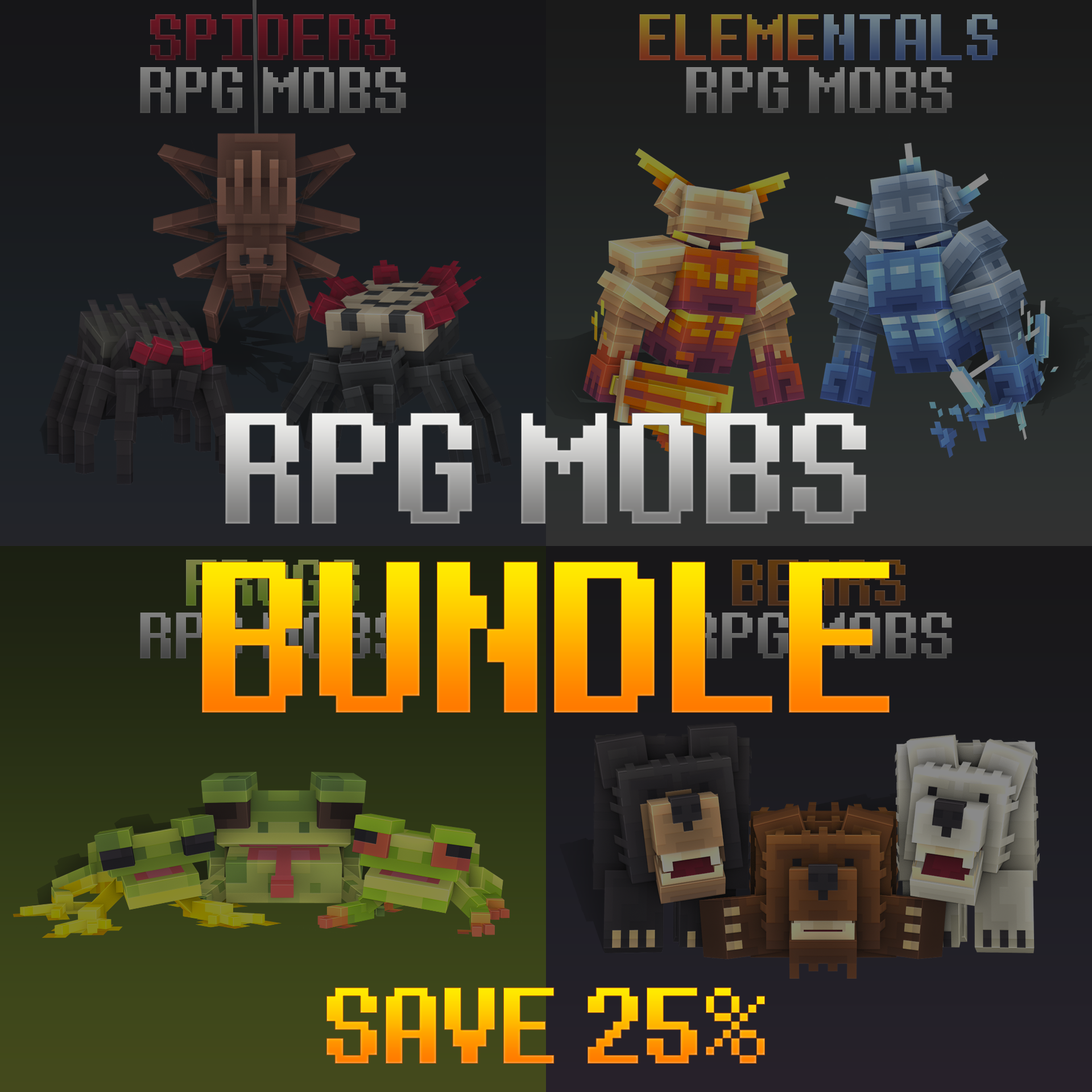 RPG Mobs - Bundle - MCModels