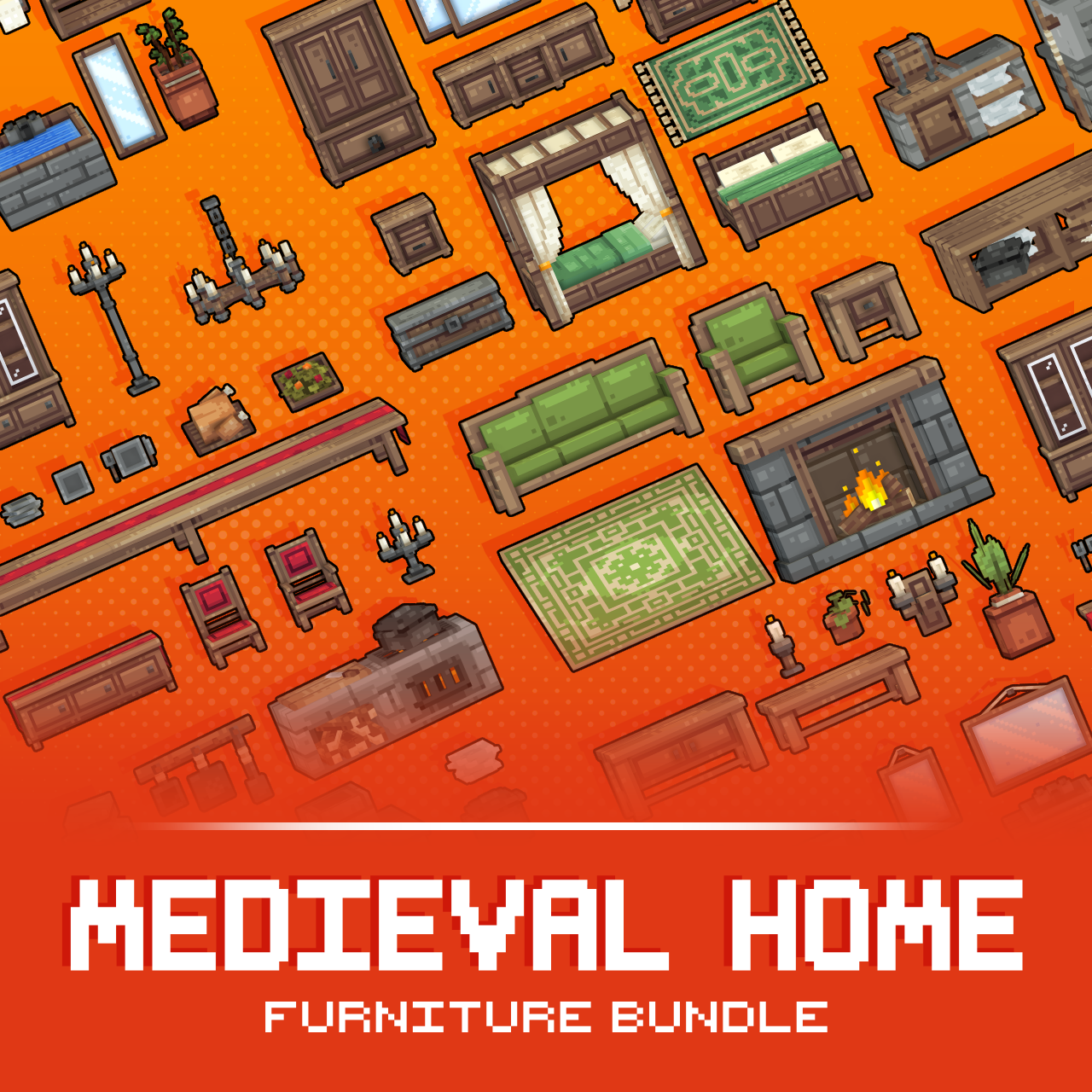 Medieval Home Furniture Bundle - MCModels