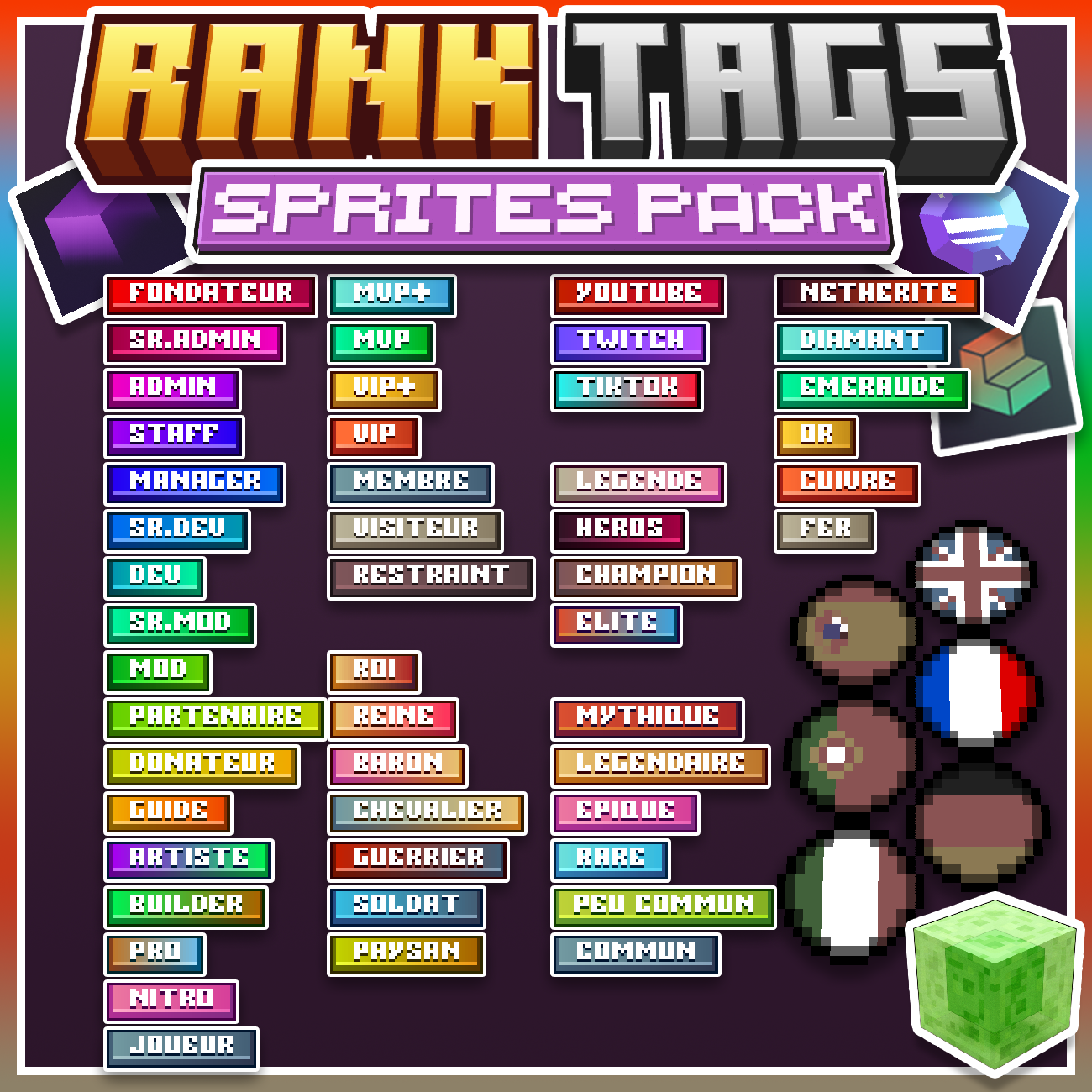 Translated Rank Tags - MCModels