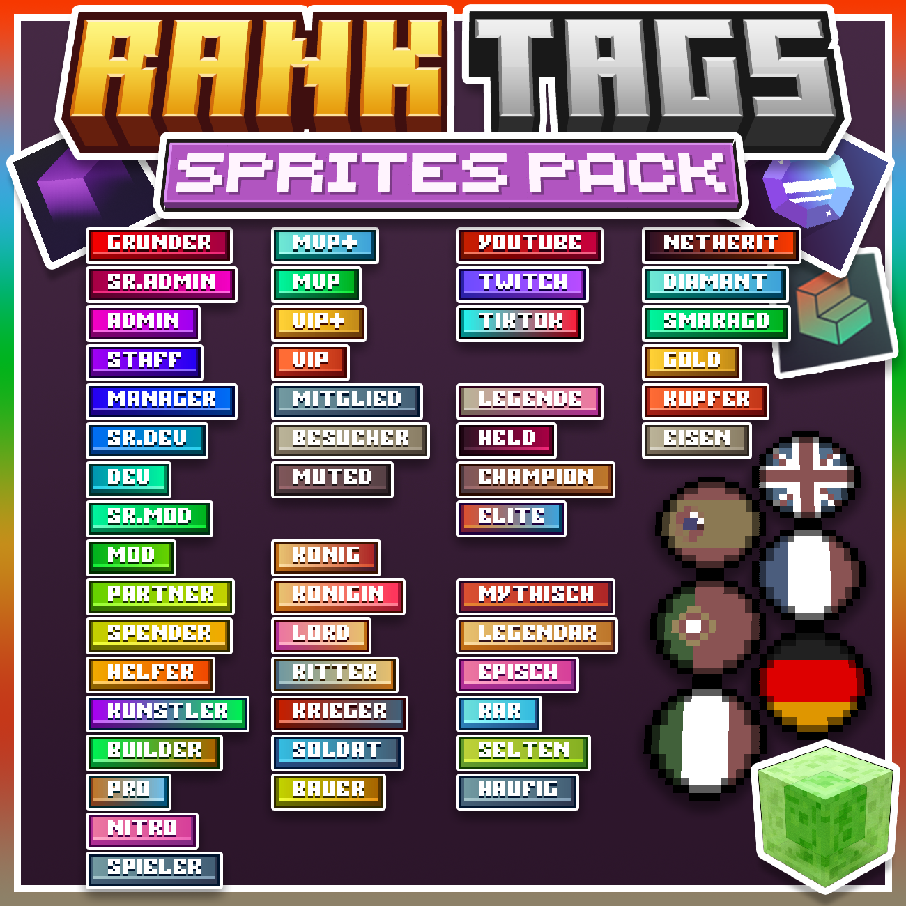 Translated Rank Tags - MCModels