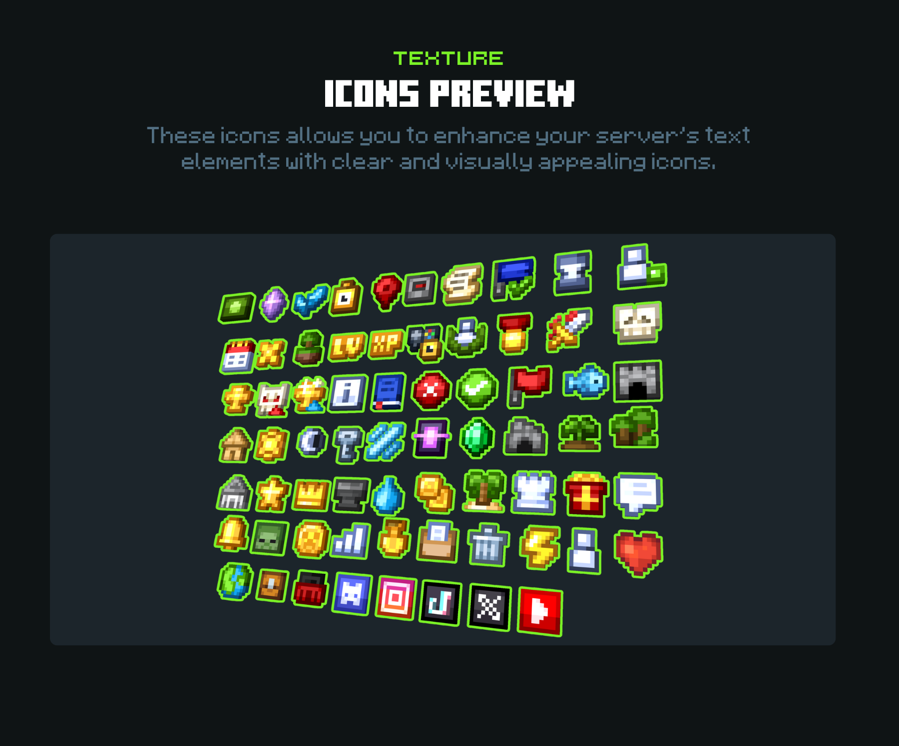 Icons Pack - MCModels