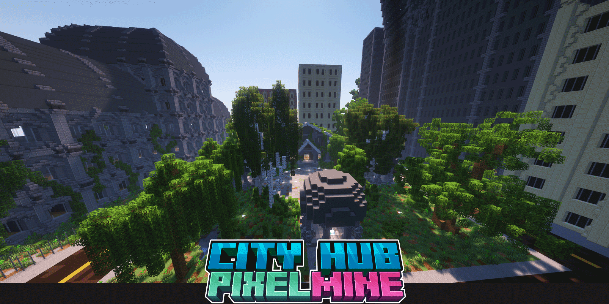 PixelMine | City Hub @250x250 - MCModels