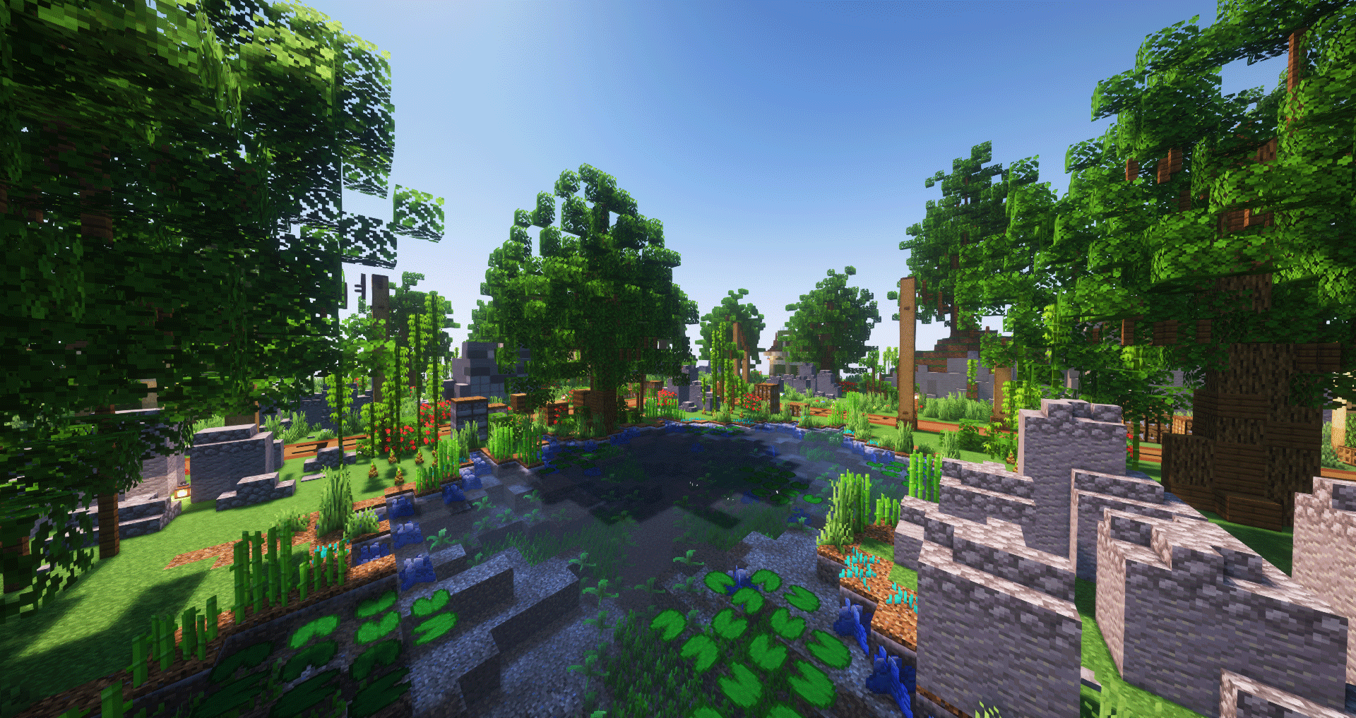 PixelMine | Frog Village Spawn @200x200 - MCModels