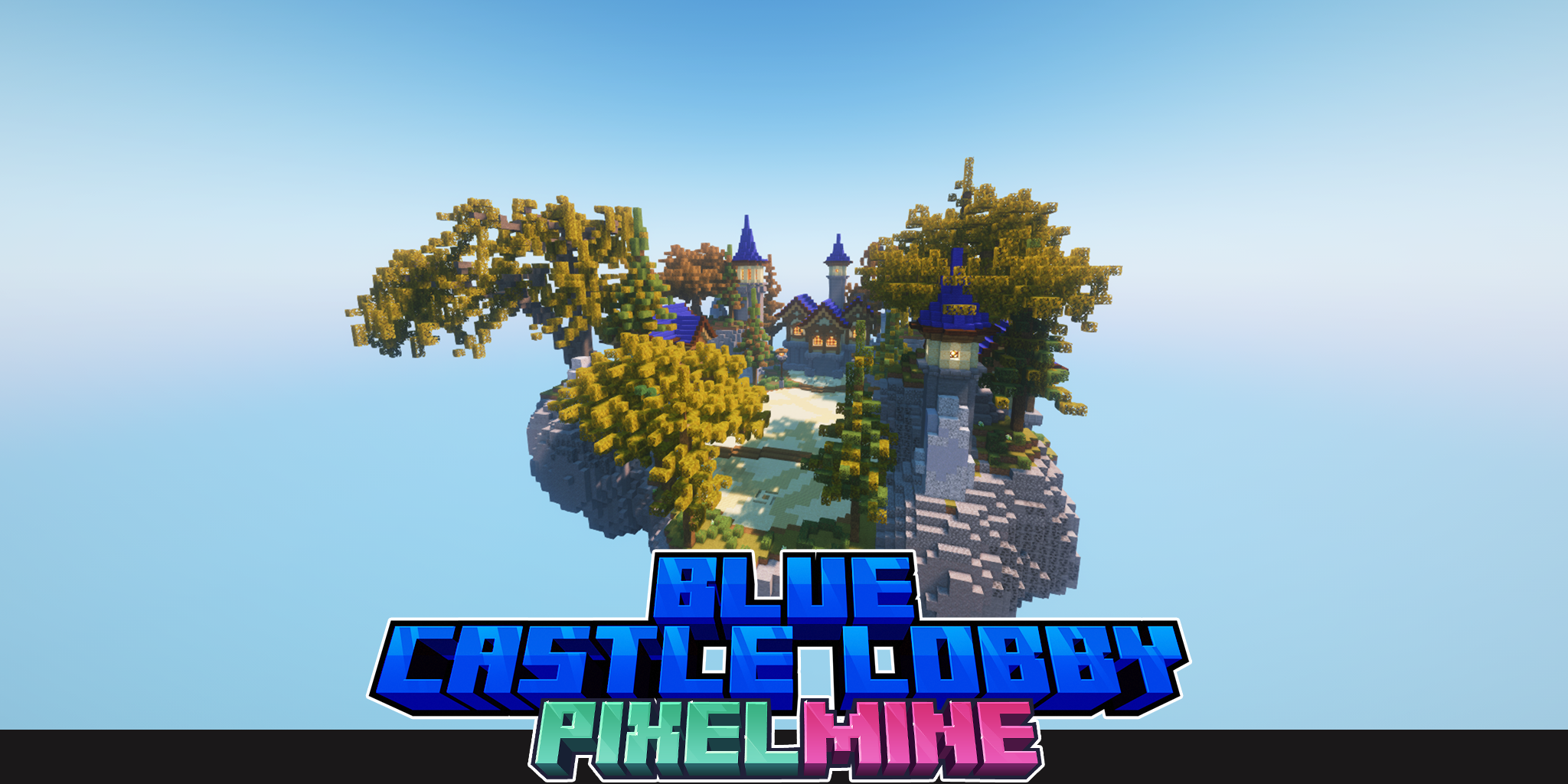 PixelMine | Blue Castle Lobby @150x150 - MCModels