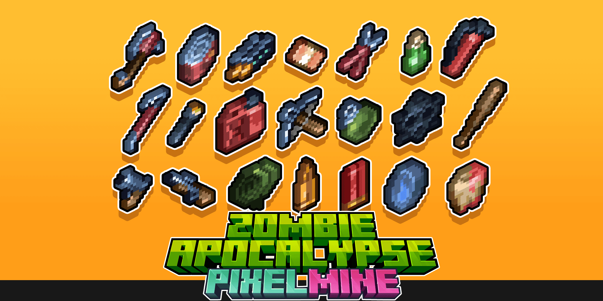 PixelMine | Zombie Apocalypse Graphics - MCModels