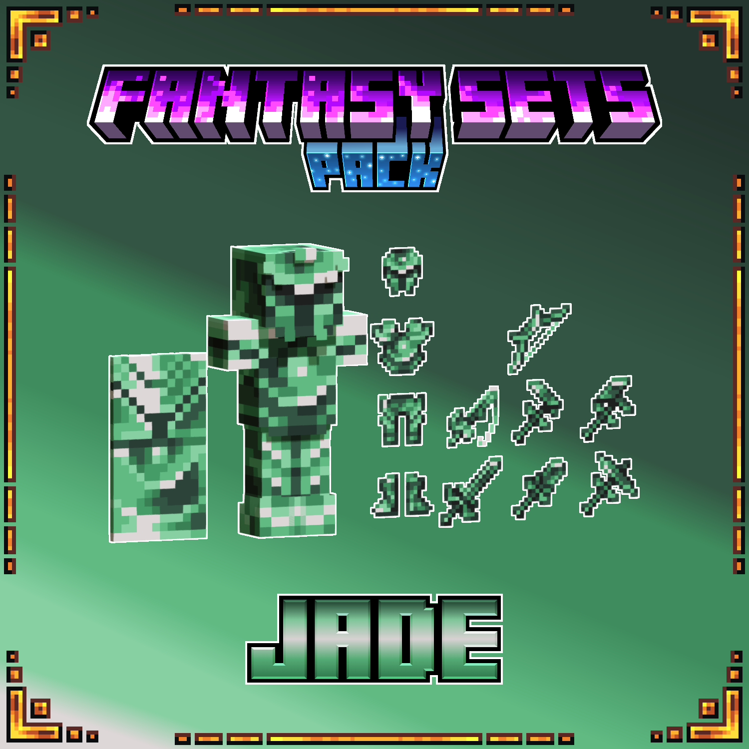 Fantasy Sets | Jade Set Pack - MCModels