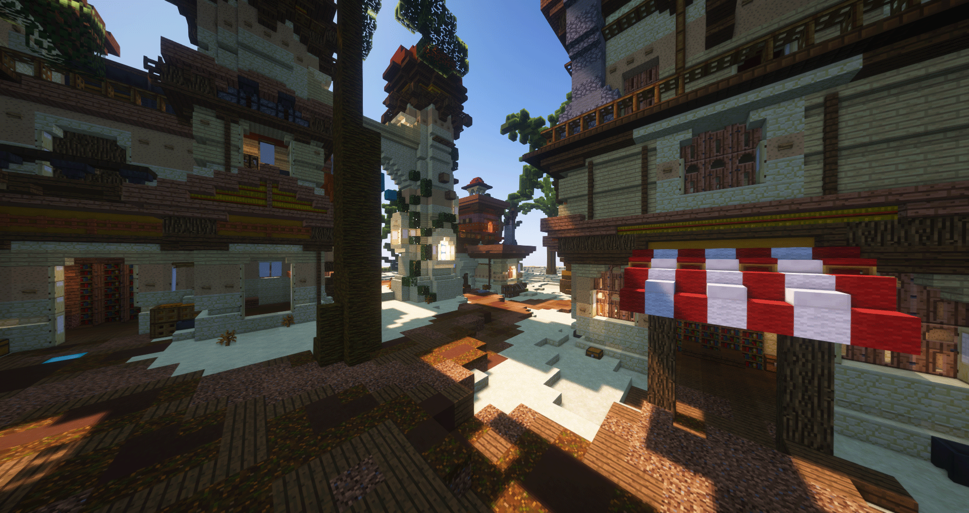 PixelMine | Modern Desert Spawn @100x100 - MCModels