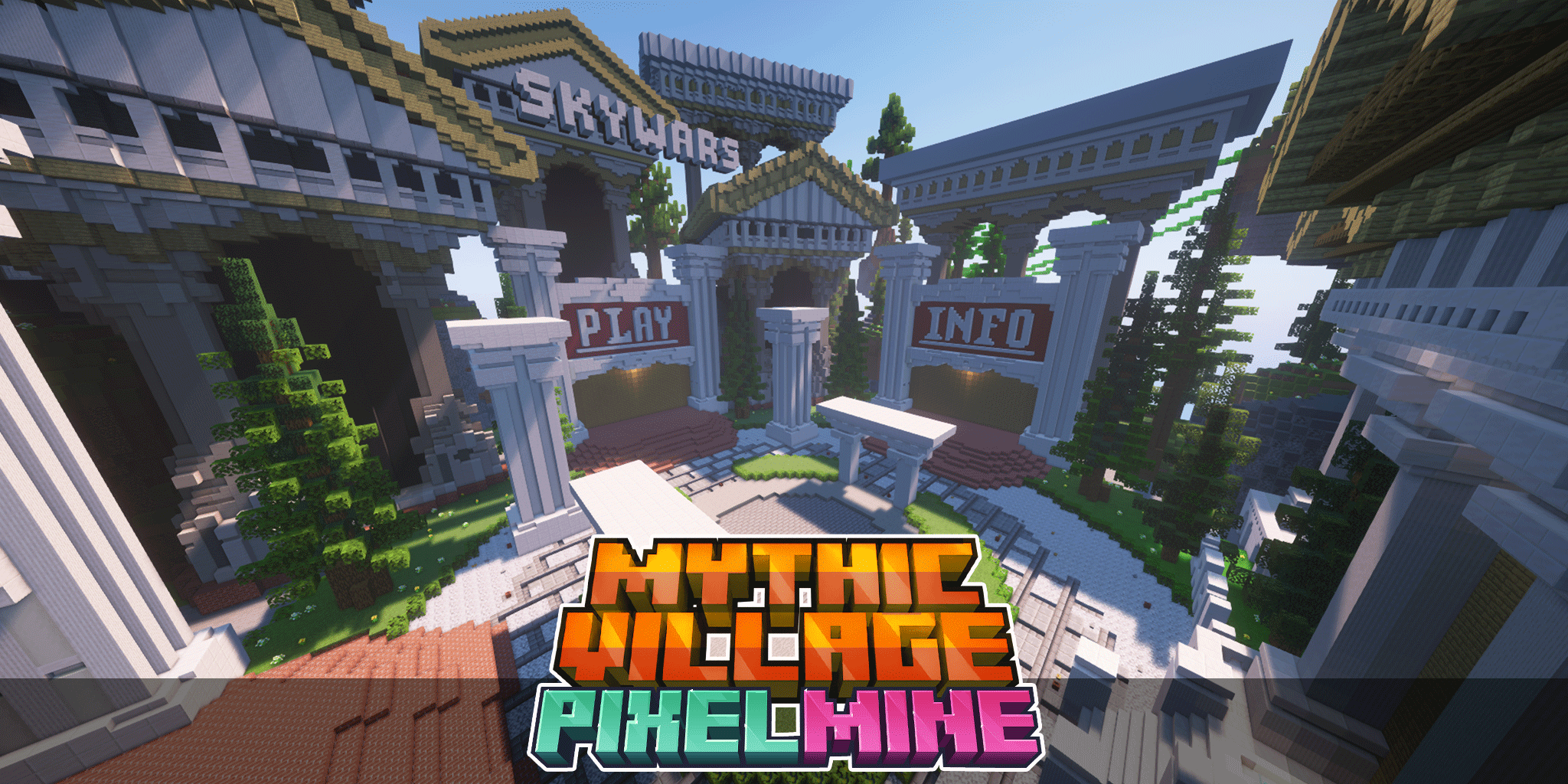 PixelMine | Mythic Village Spawn @200x200 - MCModels