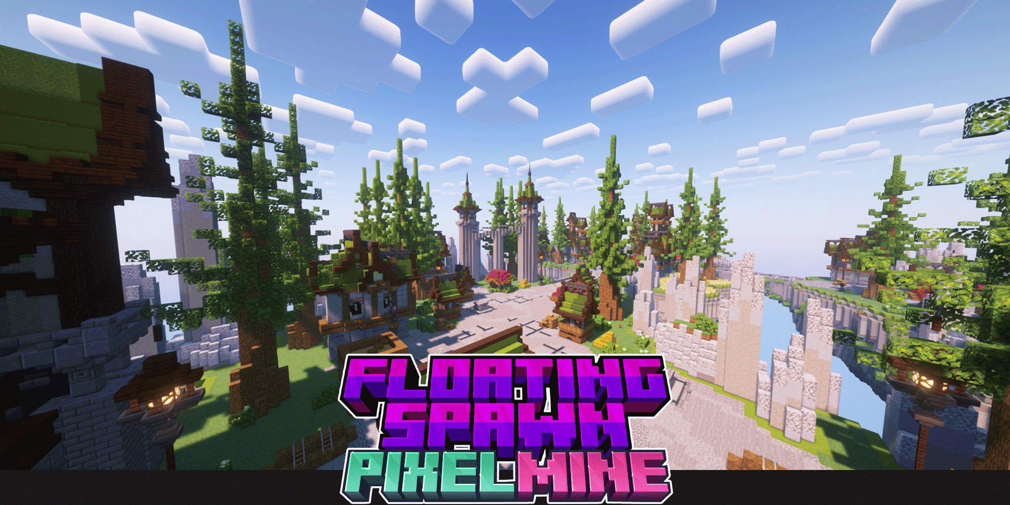 PixelMine | Floating Spawn @100x100 - MCModels