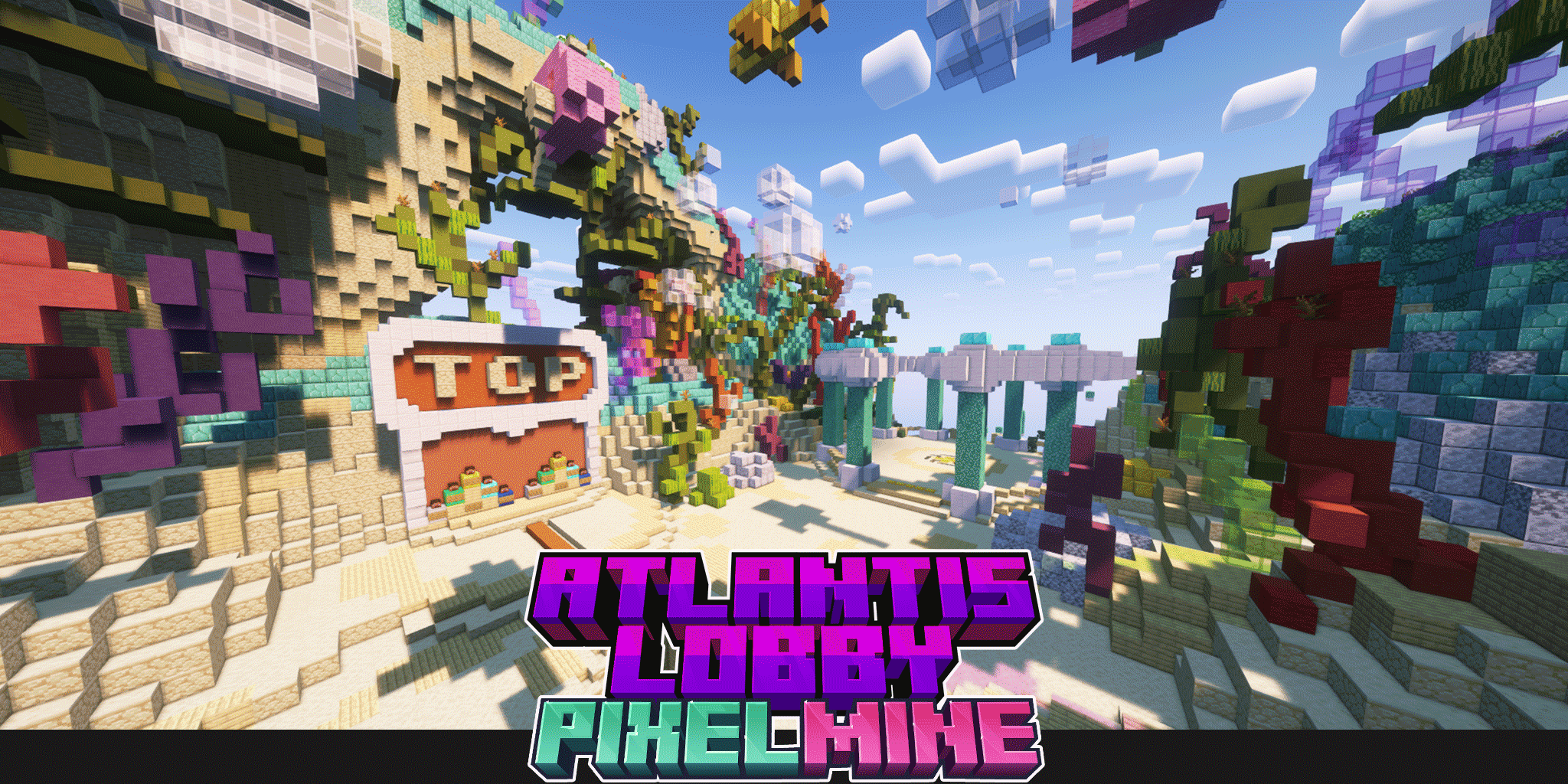 PixelMine | Atlantis Lobby @150x150 - MCModels