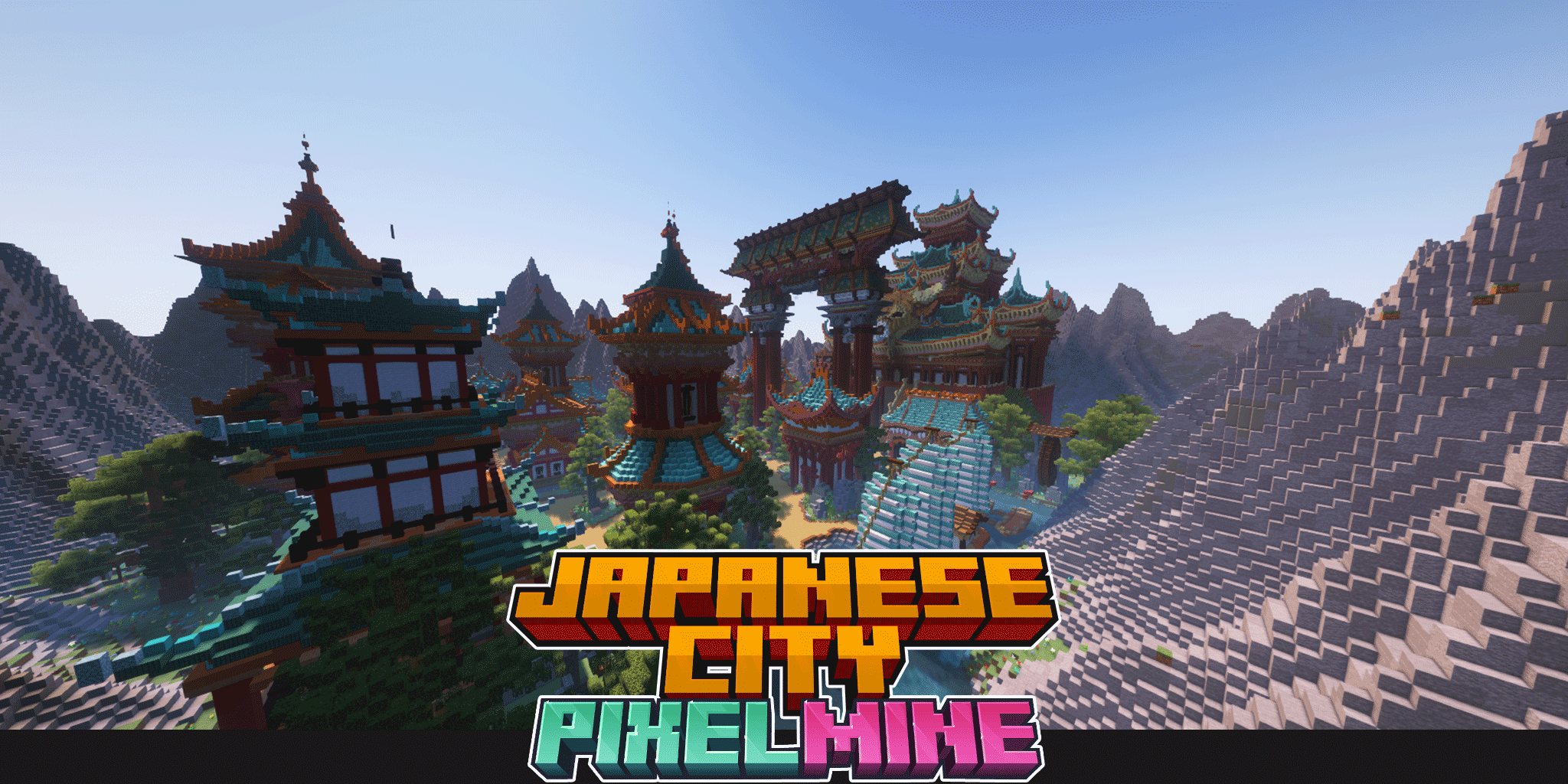 PixelMine | Japanese City @300x300 - MCModels