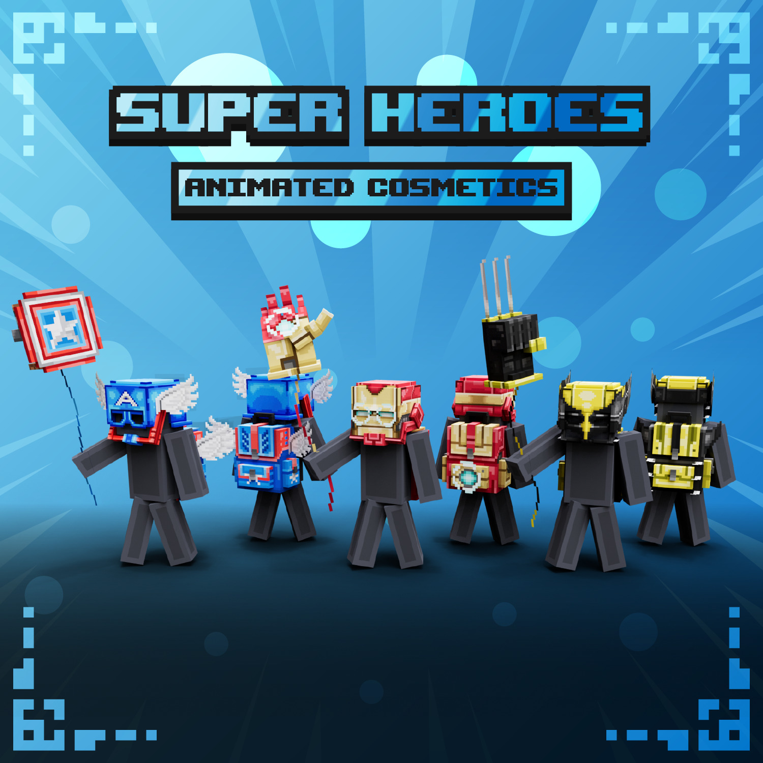 Superheros Cosmetic Set - MCModels