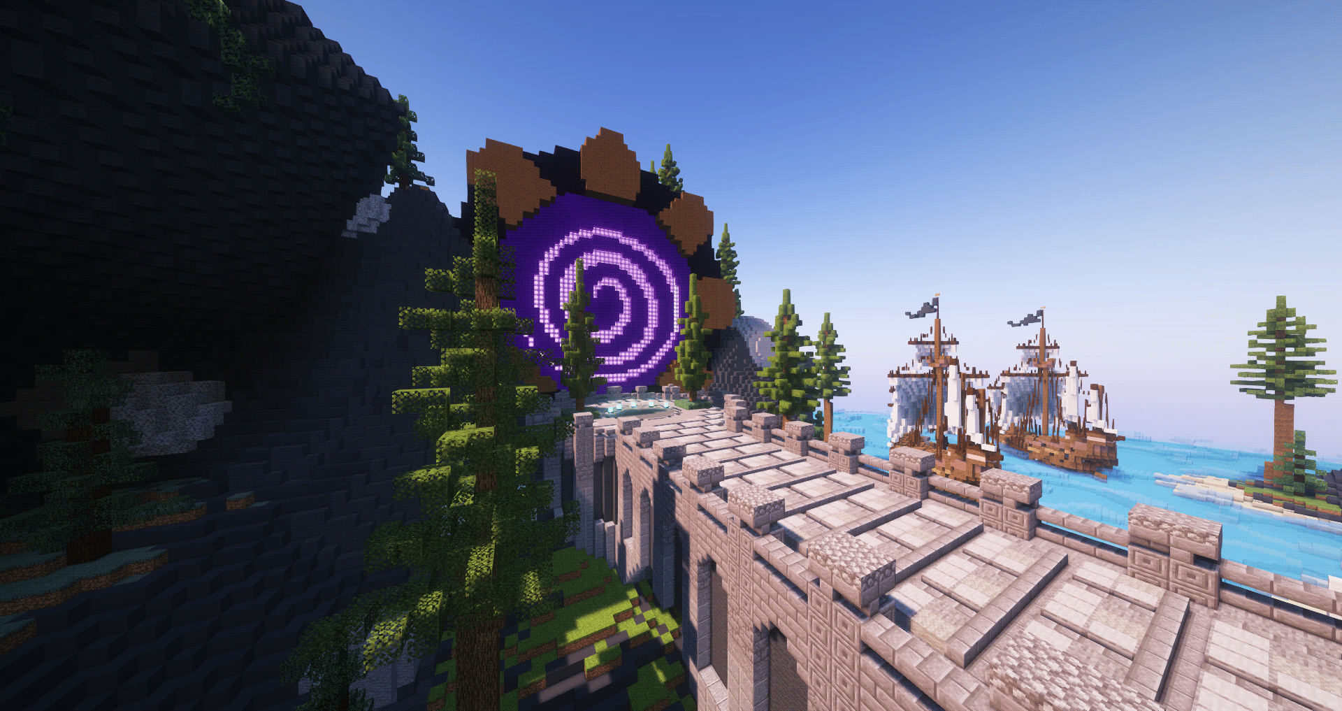 PixelMine | Yellow Portal Hub @400x400 - MCModels